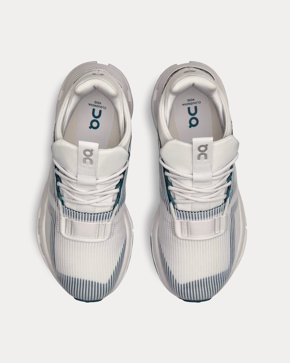 On Running Cloudnova Void Frost / Storm Running Shoes - Sneak in Peace