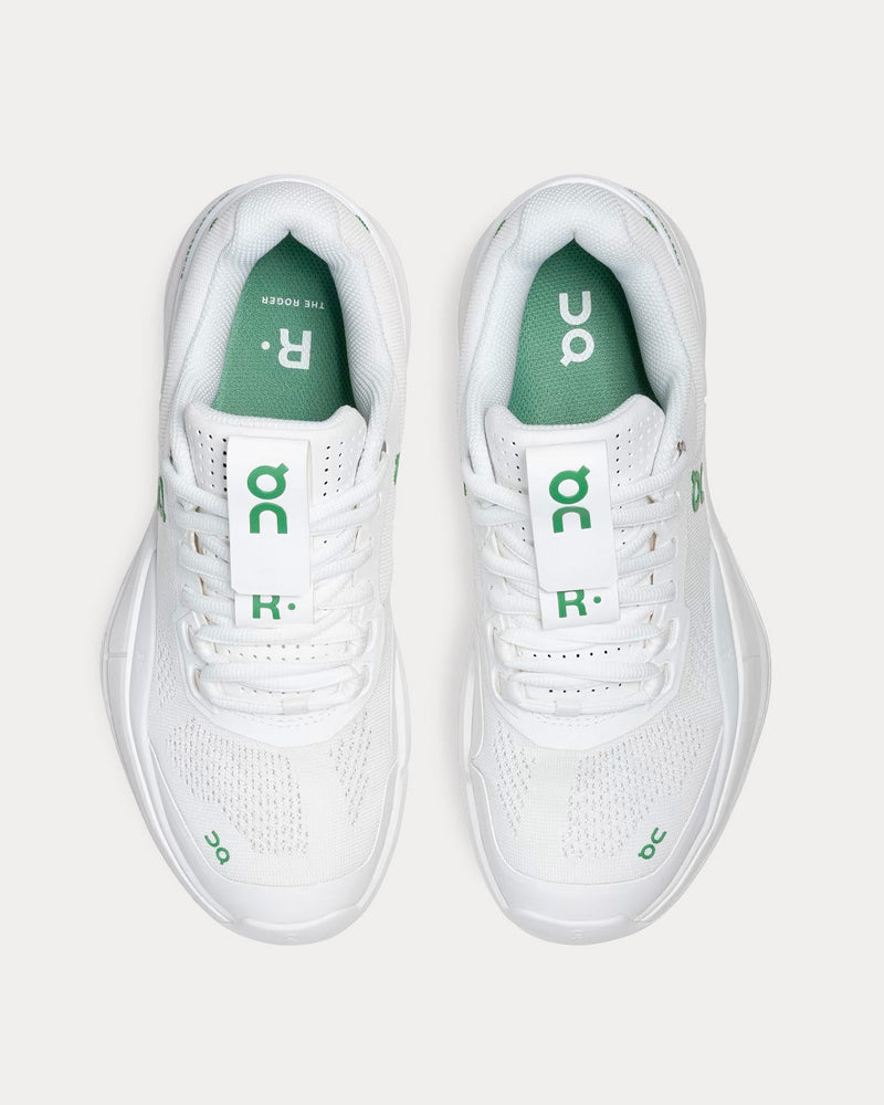 On Running Men's The Roger Pro White / Green Low Top Sneakers & Trainers