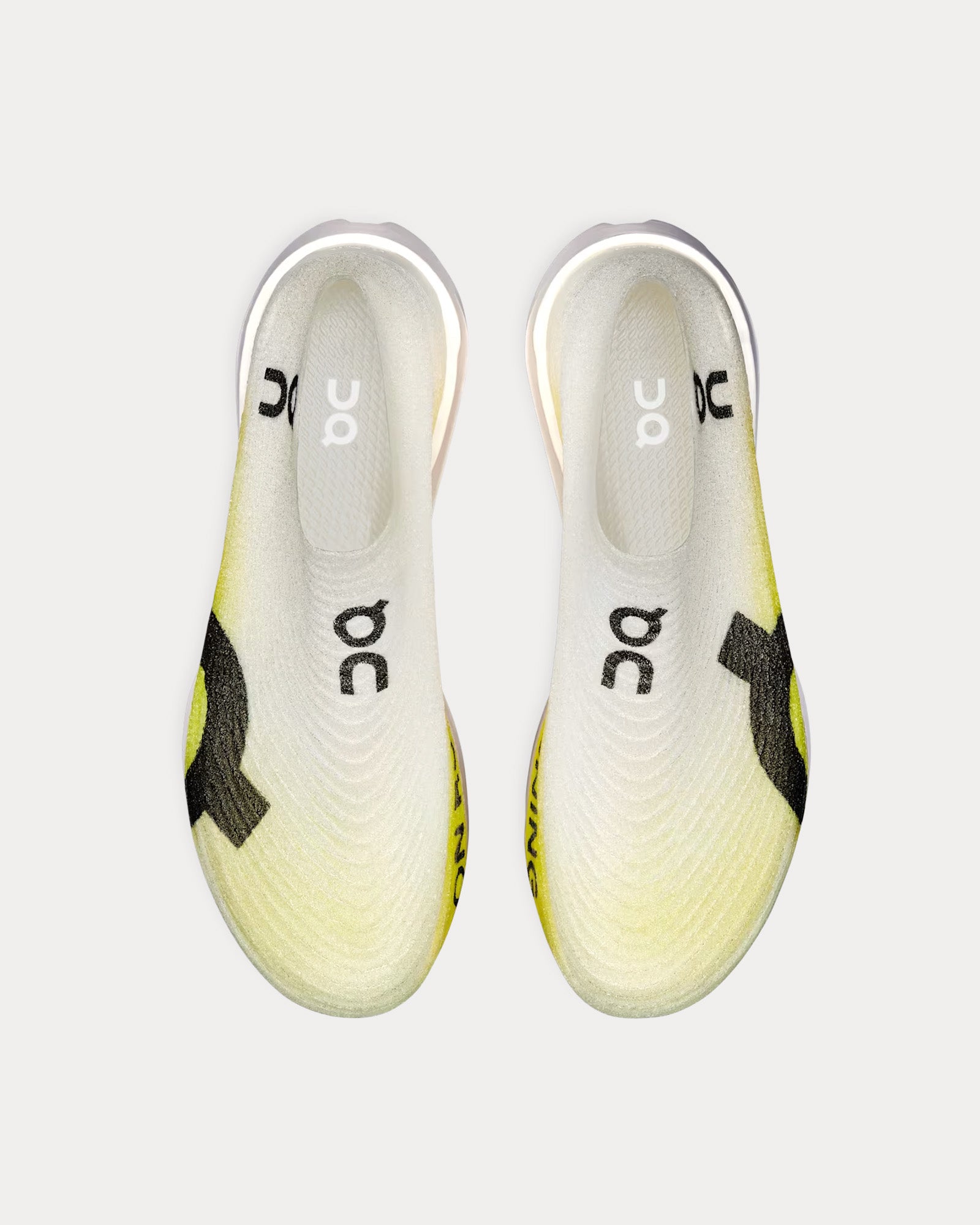On Running Unisex Cloudboom Strike LS White / Lime Running Shoes