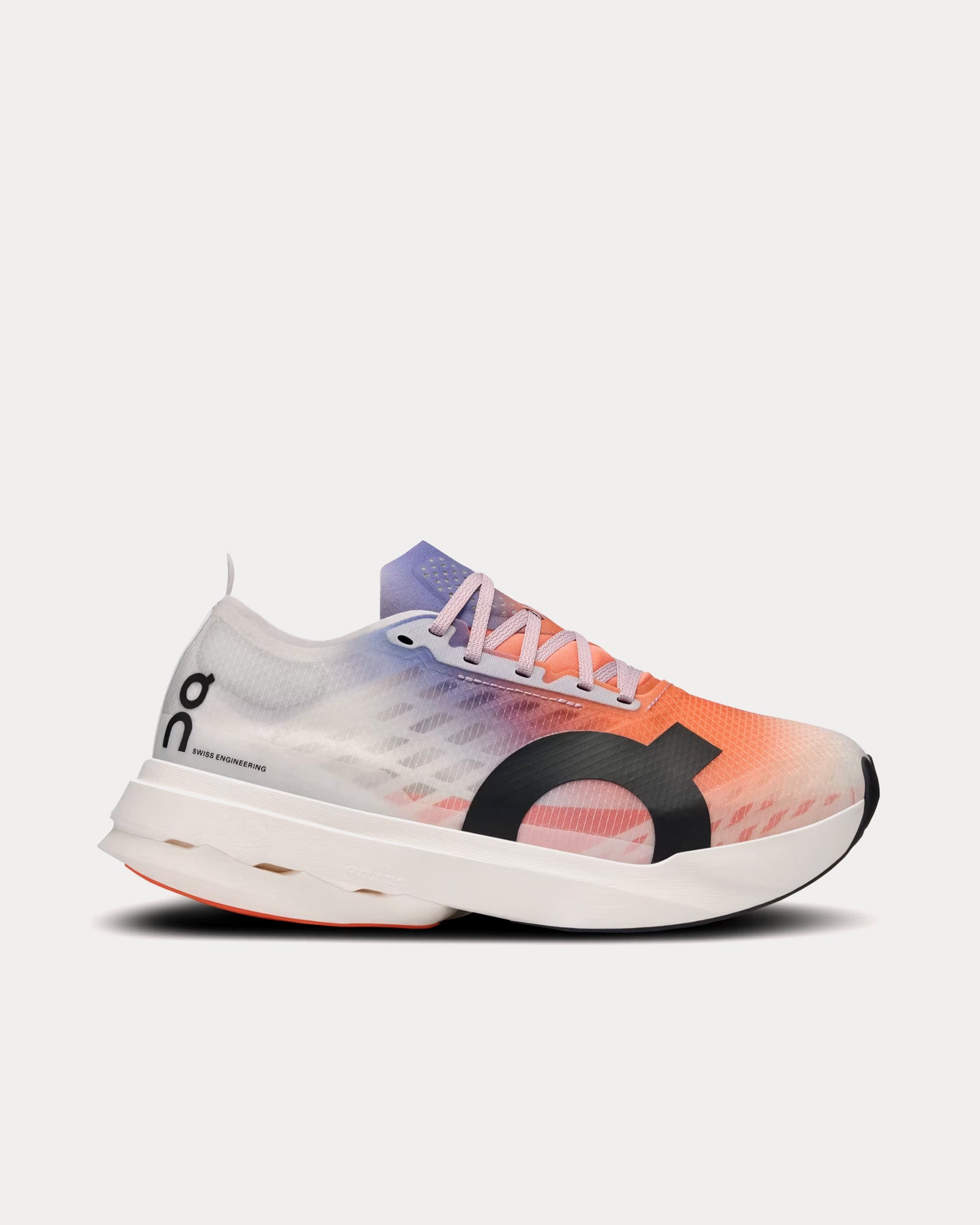 On Running Men's Cloudboom Strike White / Flame Running Shoes