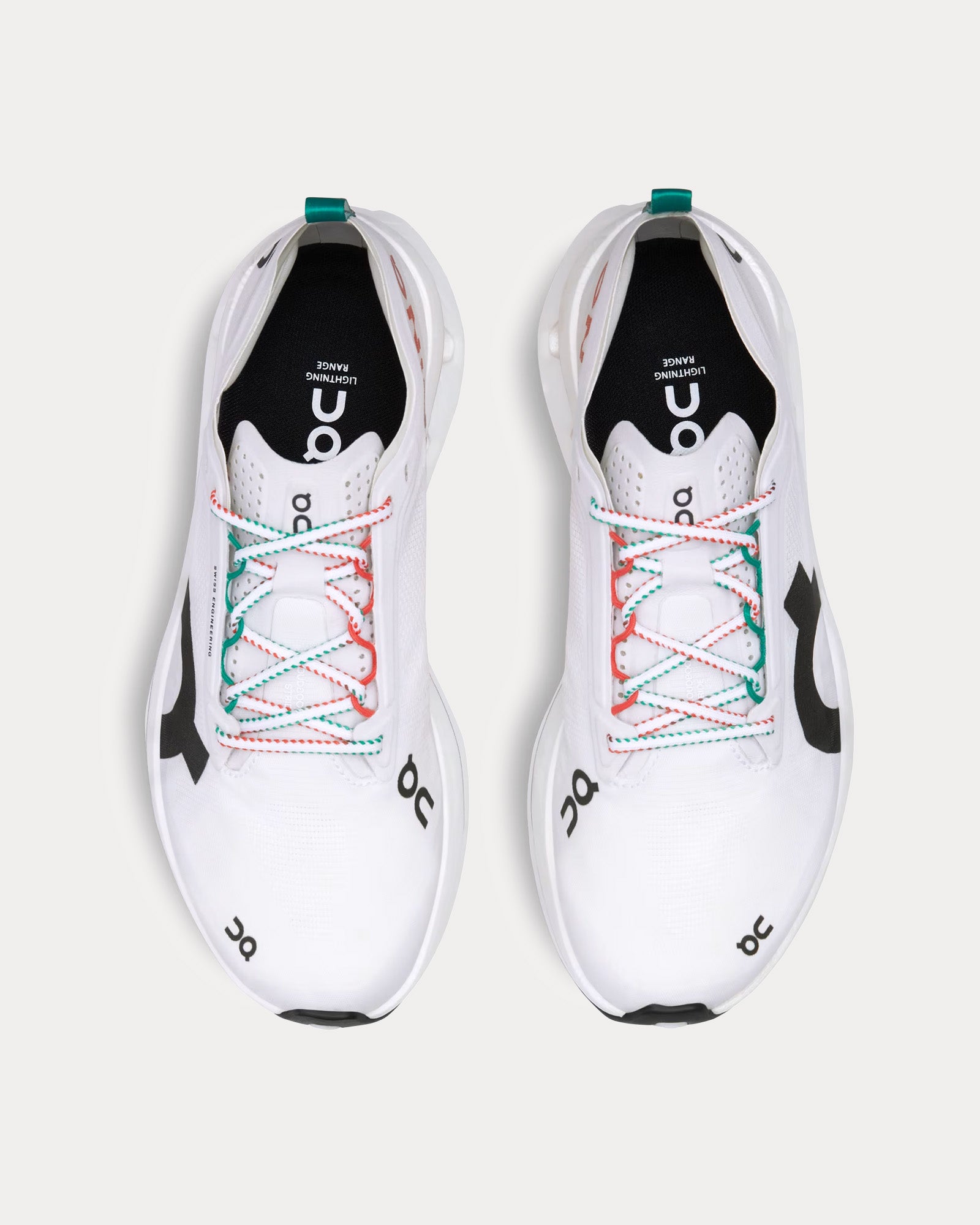 On Running Men's Cloudboom Zone White / Flame Running Shoes