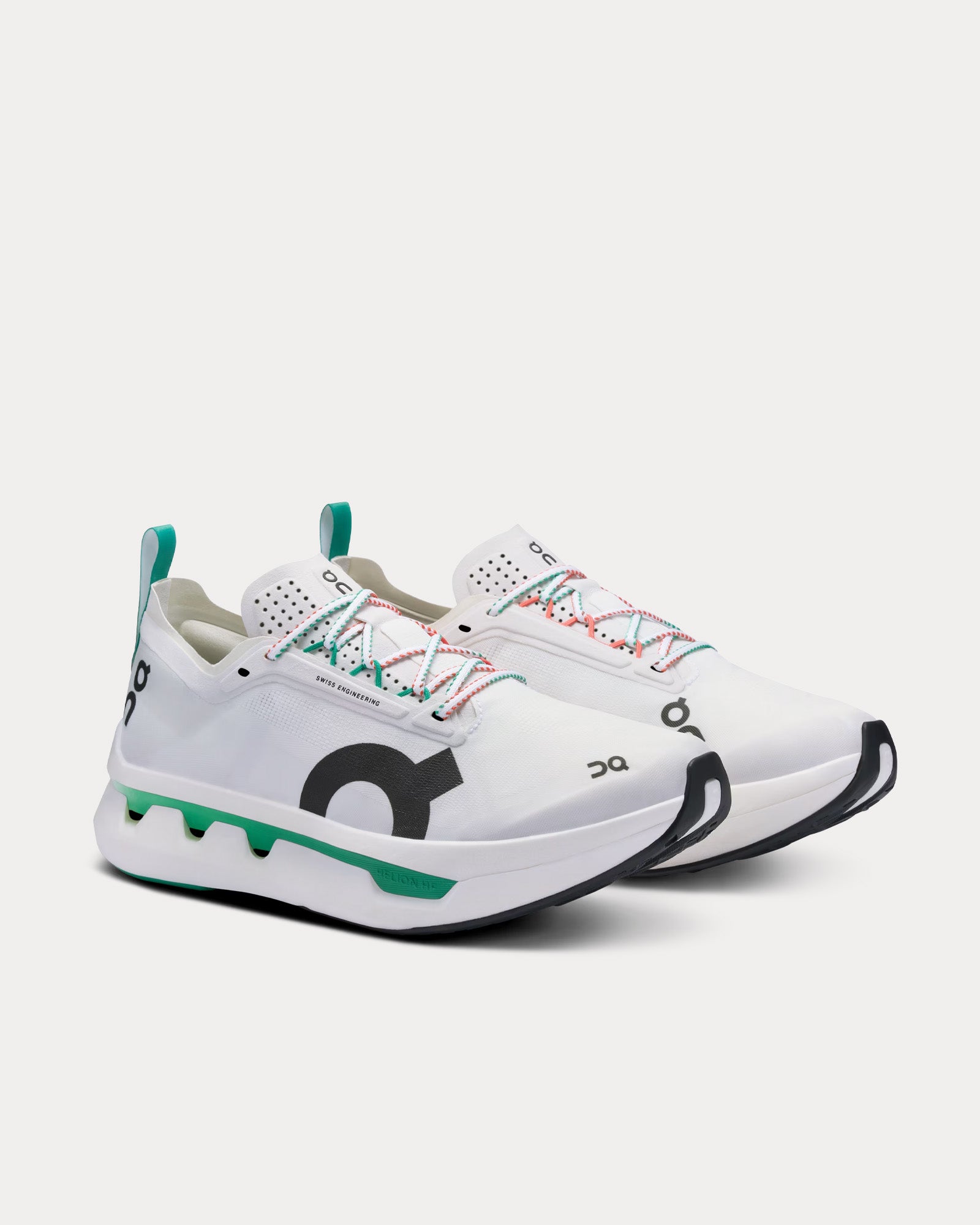 On Running Men's Cloudboom Zone White / Flame Running Shoes