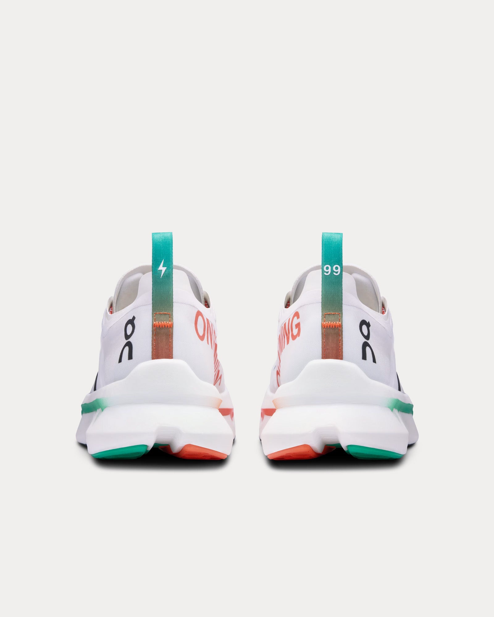 On Running Men's Cloudboom Zone White / Flame Running Shoes
