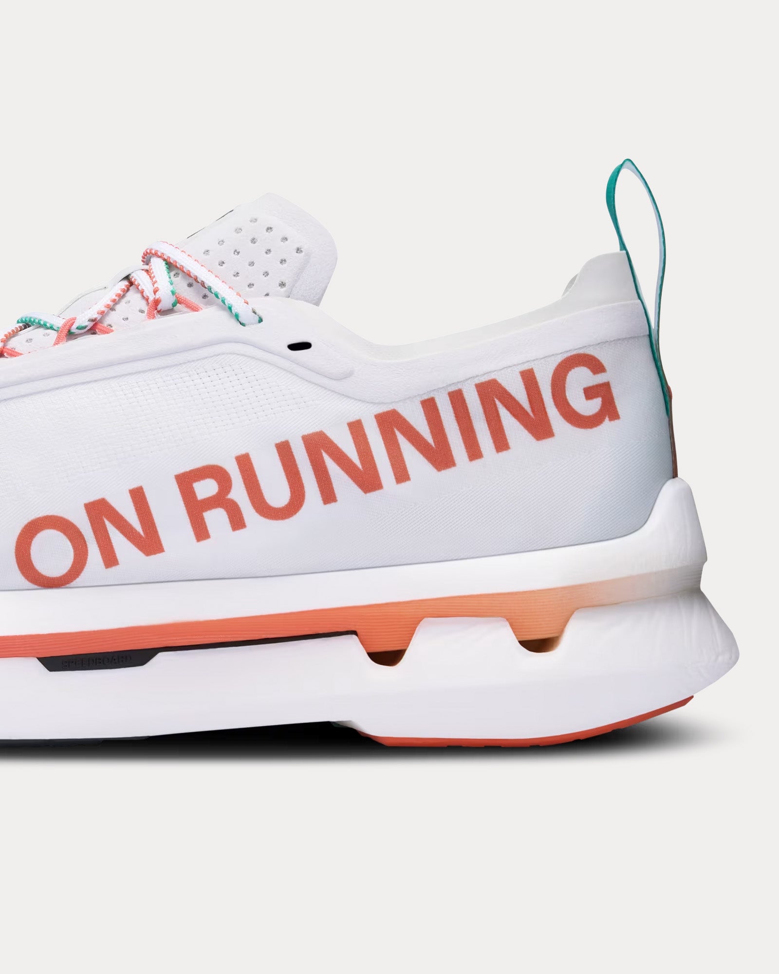 On Running Men's Cloudboom Zone White / Flame Running Shoes