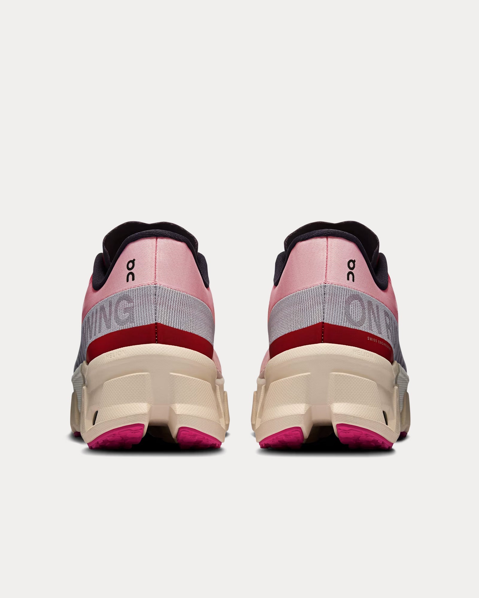 On Running Women's Cloudmonster Hyper Red / Cream Running Shoes