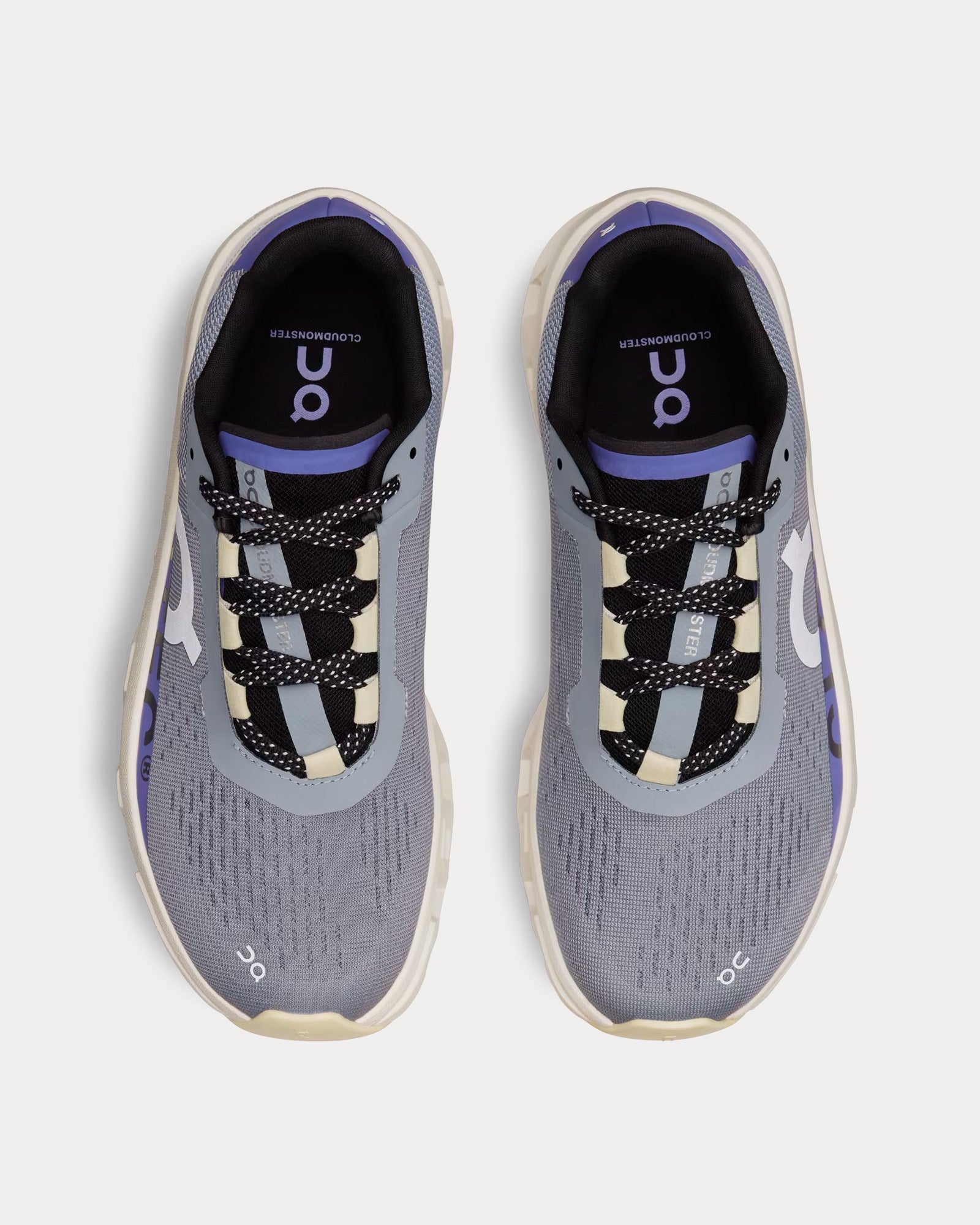 On Running Cloudmonster Mist / Blueberry Running Shoes - Sneak in Peace