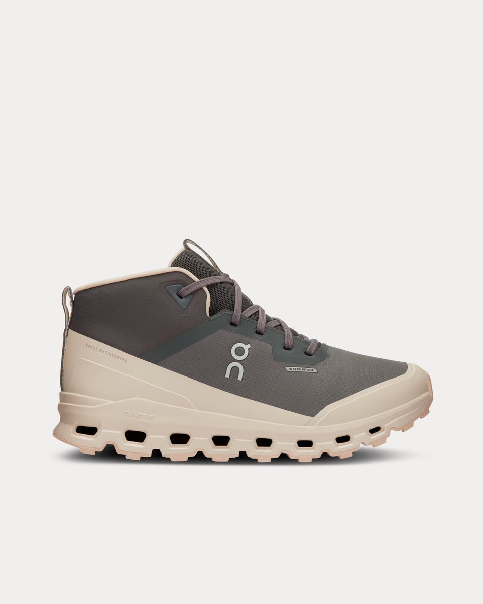 On Running Cloudroam Waterproof Eclipse / Cream Running Shoes - Sneak ...