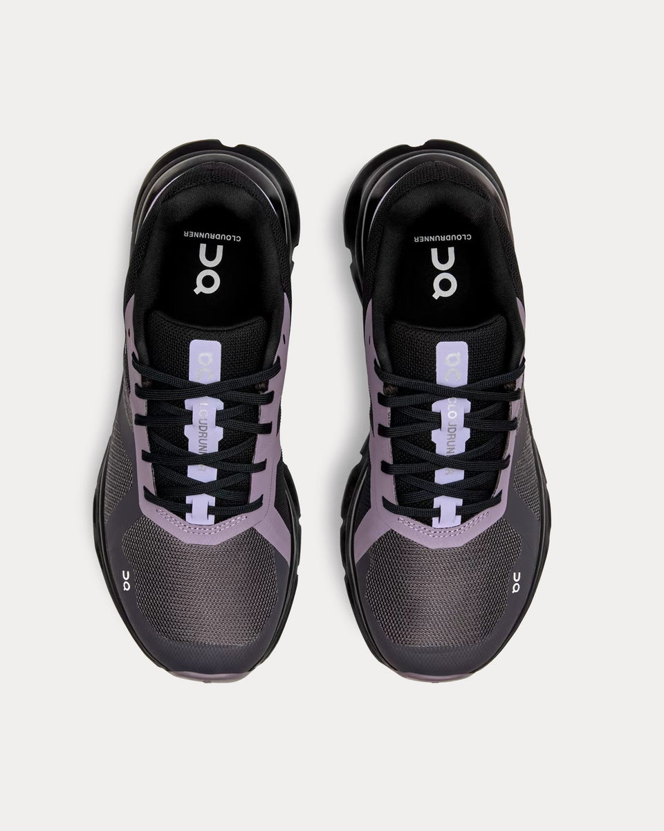 On Running Cloudrunner Iron / Black Running Shoes - Sneak in Peace