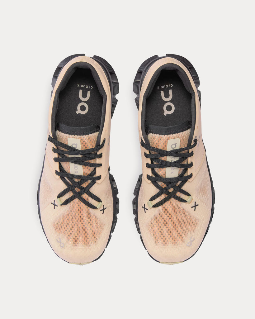 On Running Cloud X 3 Fawn / Magnet Running Shoes - Sneak in Peace