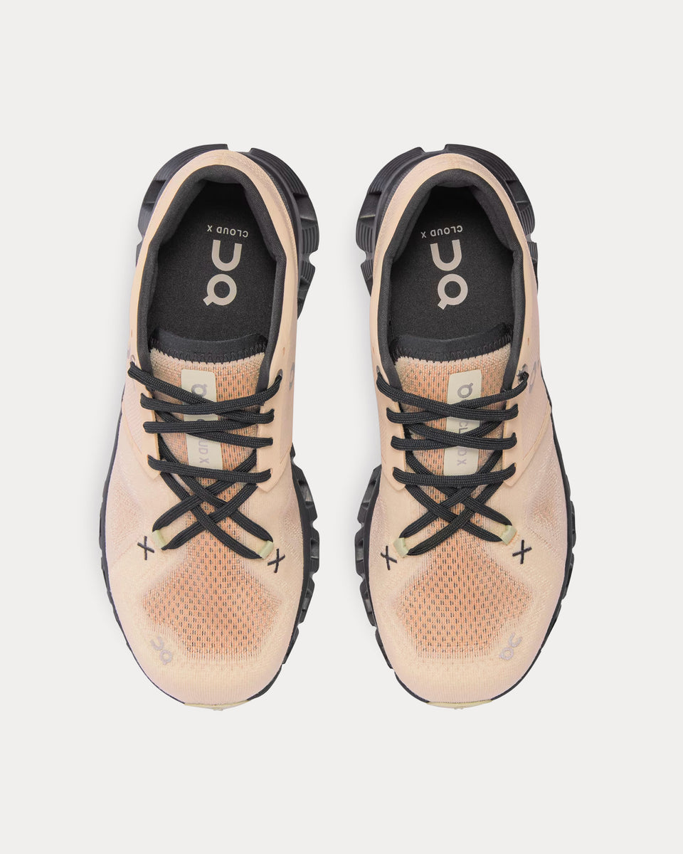 On Running Cloud X 3 Fawn / Magnet Running Shoes - Sneak in Peace