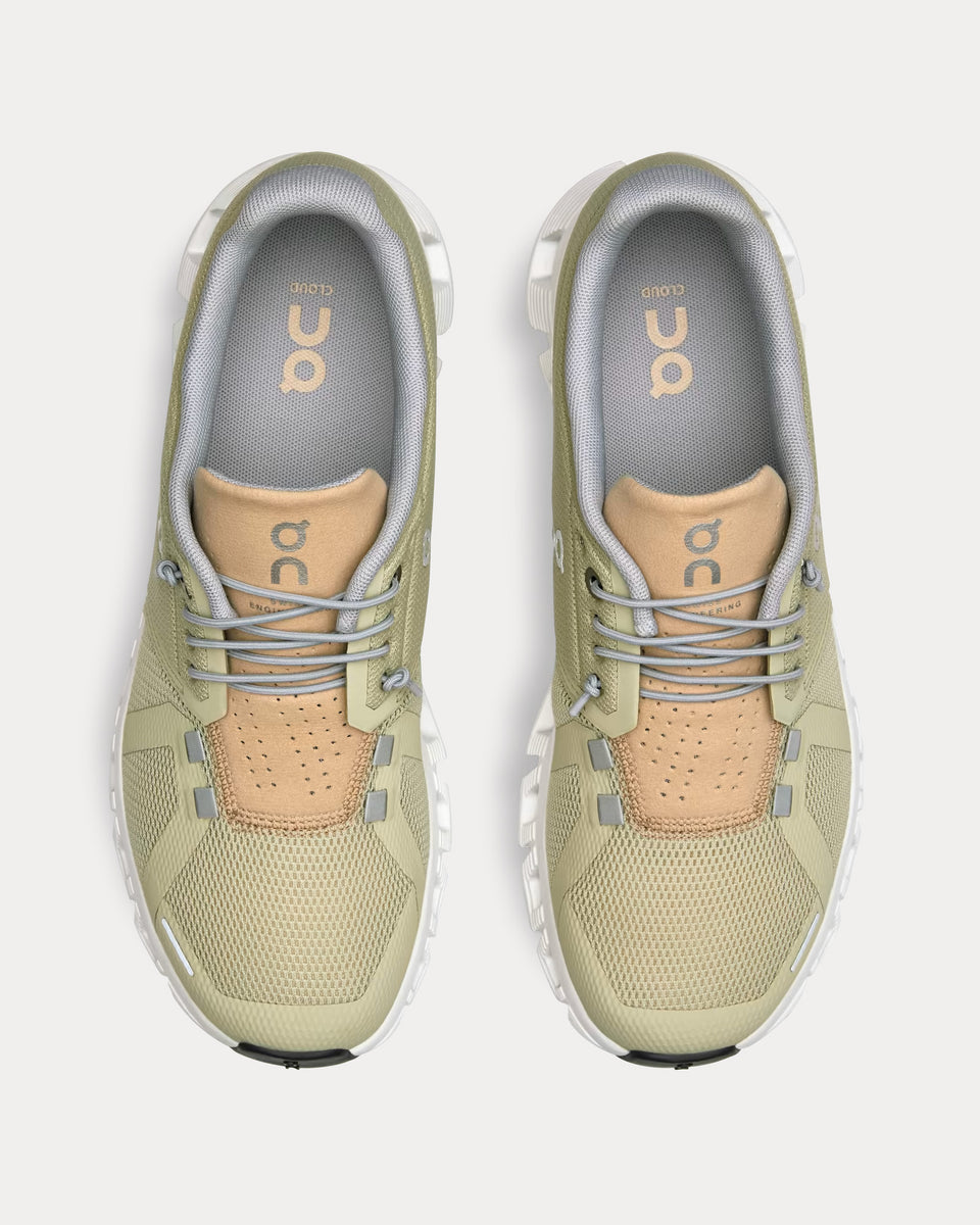 On Running Cloud 5 Haze / Sand Running Shoes - Sneak in Peace