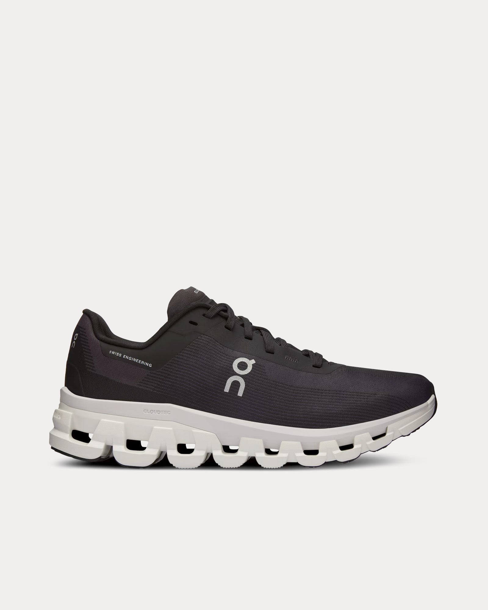 On Running Women's Cloudflow 4 Black / White Running Shoes