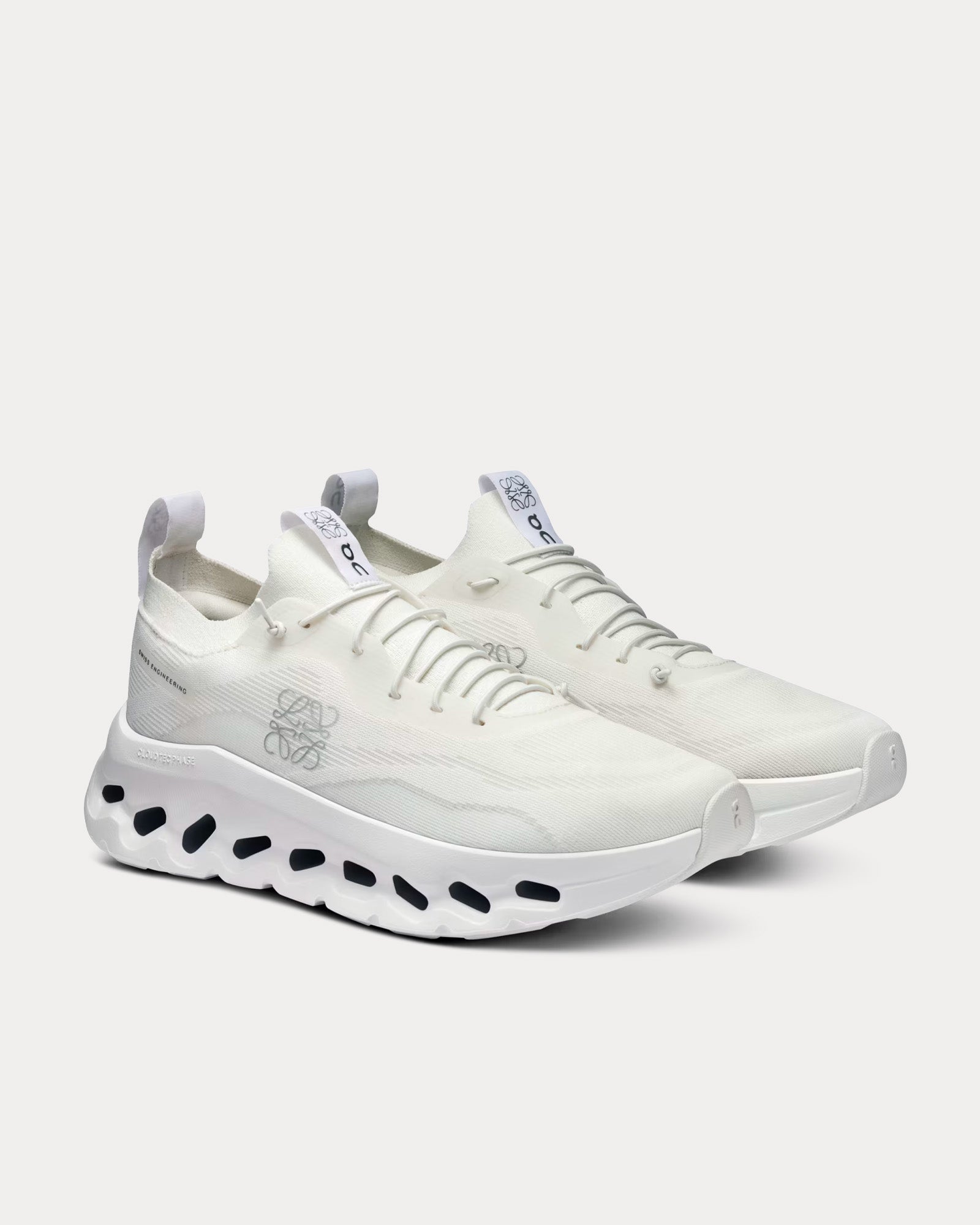 On Running x Loewe Women's Cloudtilt All White Low Top Sneakers