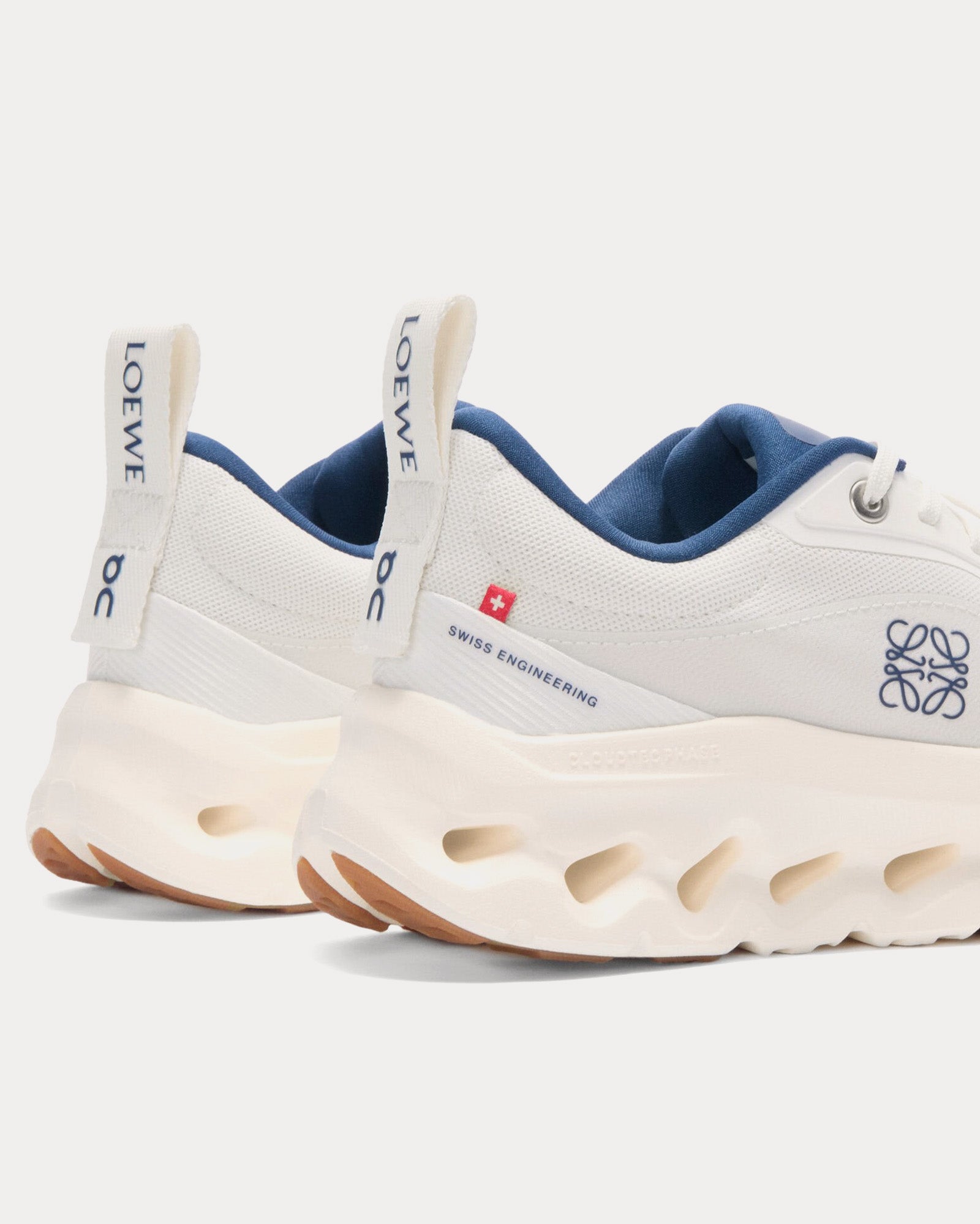 On Running x Loewe Men's Cloudtilt 2.0 White / Navy Running Shoes