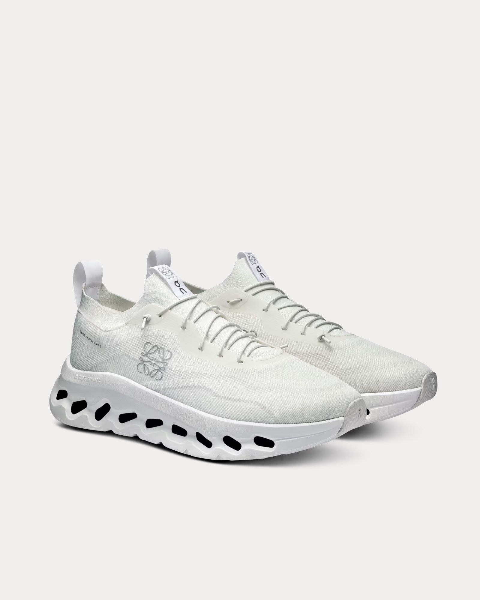 On Running x Loewe Women's Cloudtilt All White Running Shoes