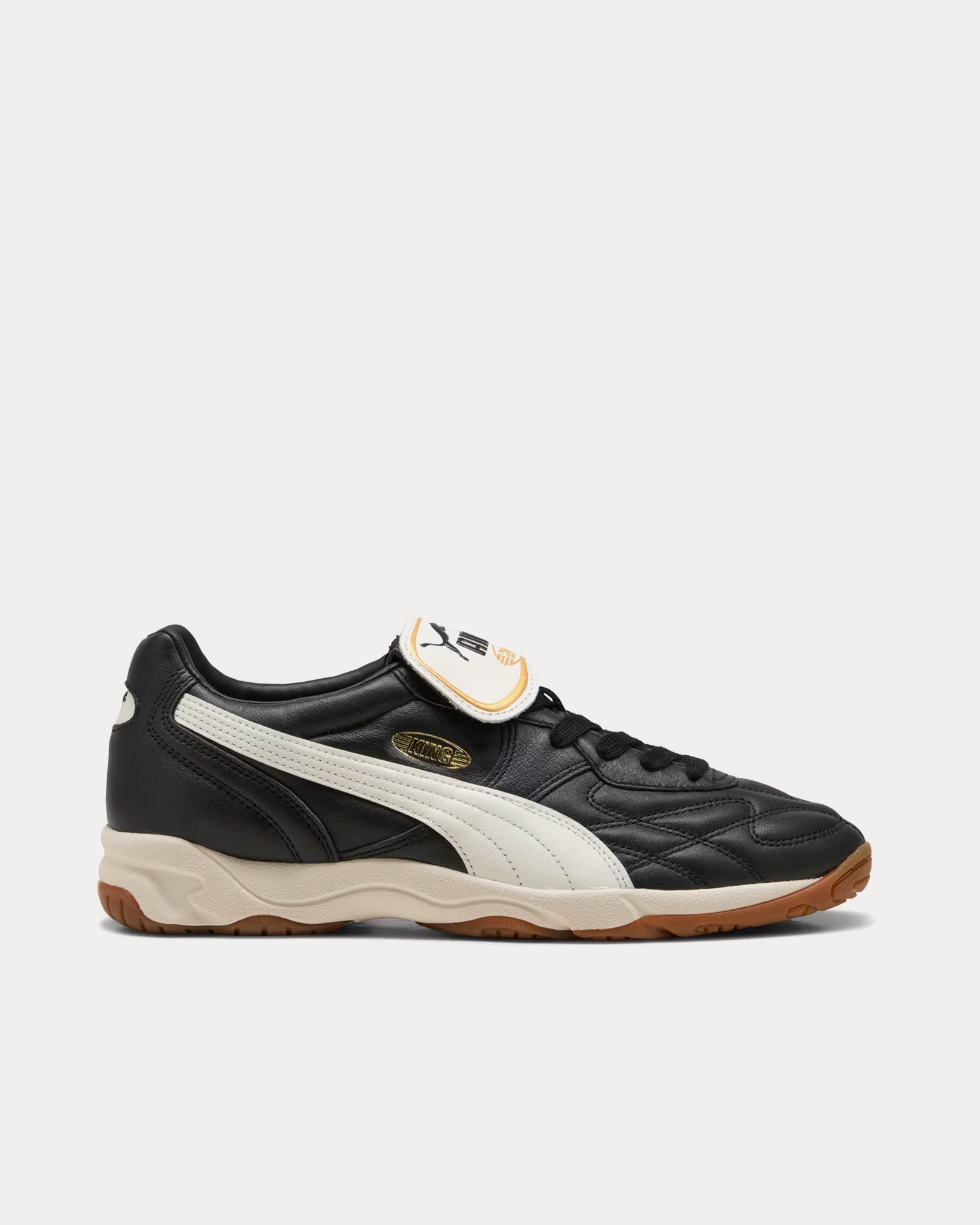 Puma Unisex King Indoor Puma Black / Warm White Low Top Sneakers & Trainers