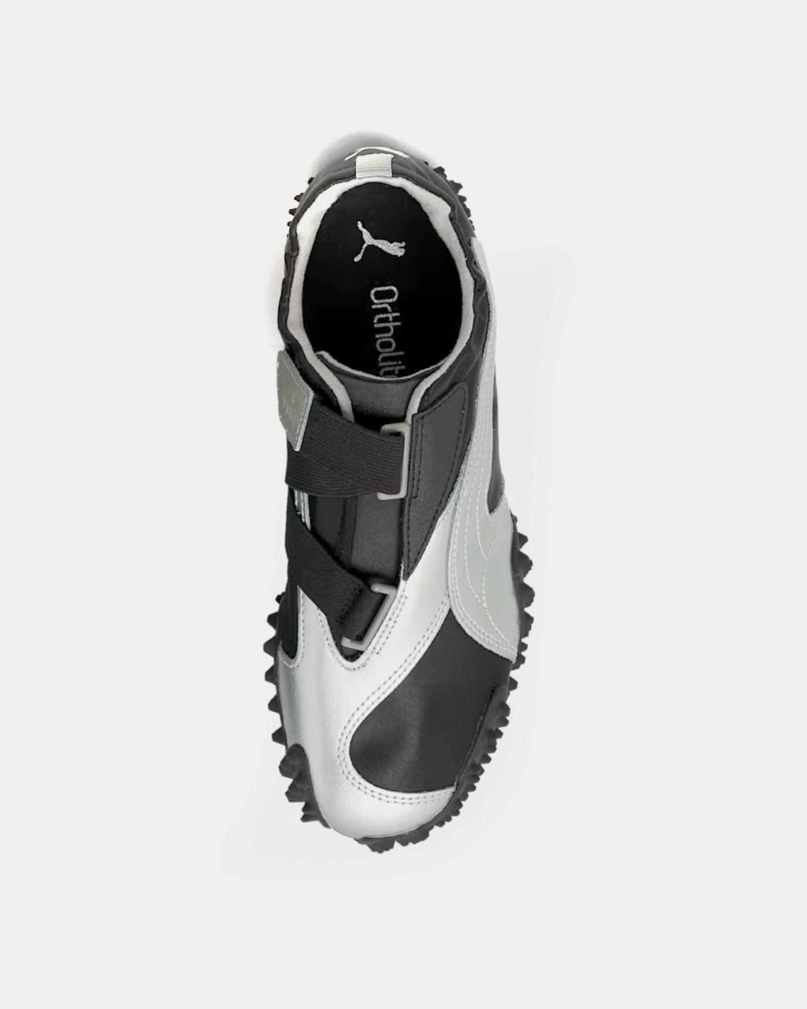 Puma Women's Mostro 'Power & Grace' Black / Matte Silver Slip On Sneakers