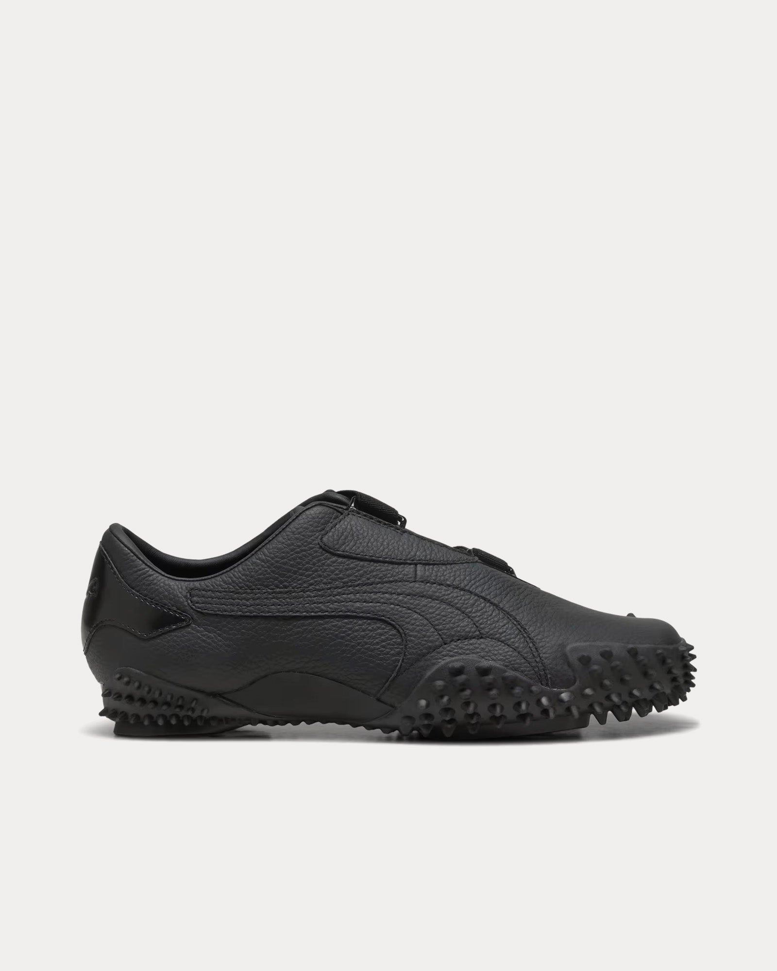 Puma Unisex Mostro Leather Puma Black Slip On Sneakers