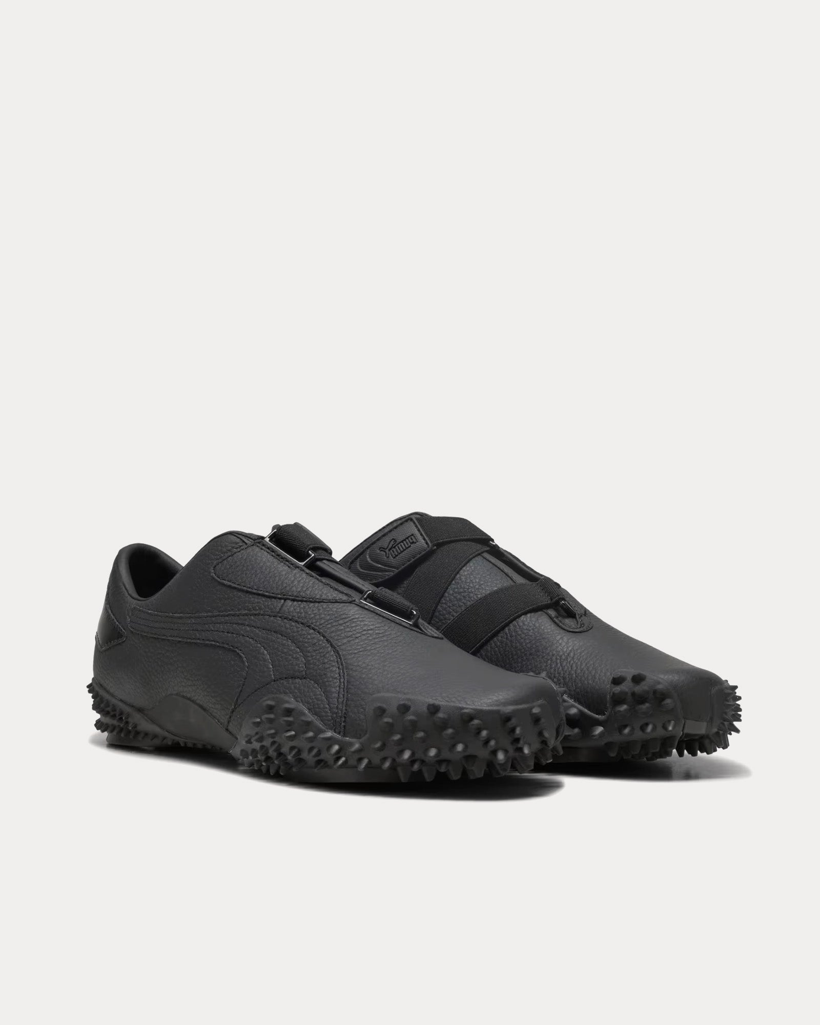 Puma Unisex Mostro Leather Puma Black Slip On Sneakers