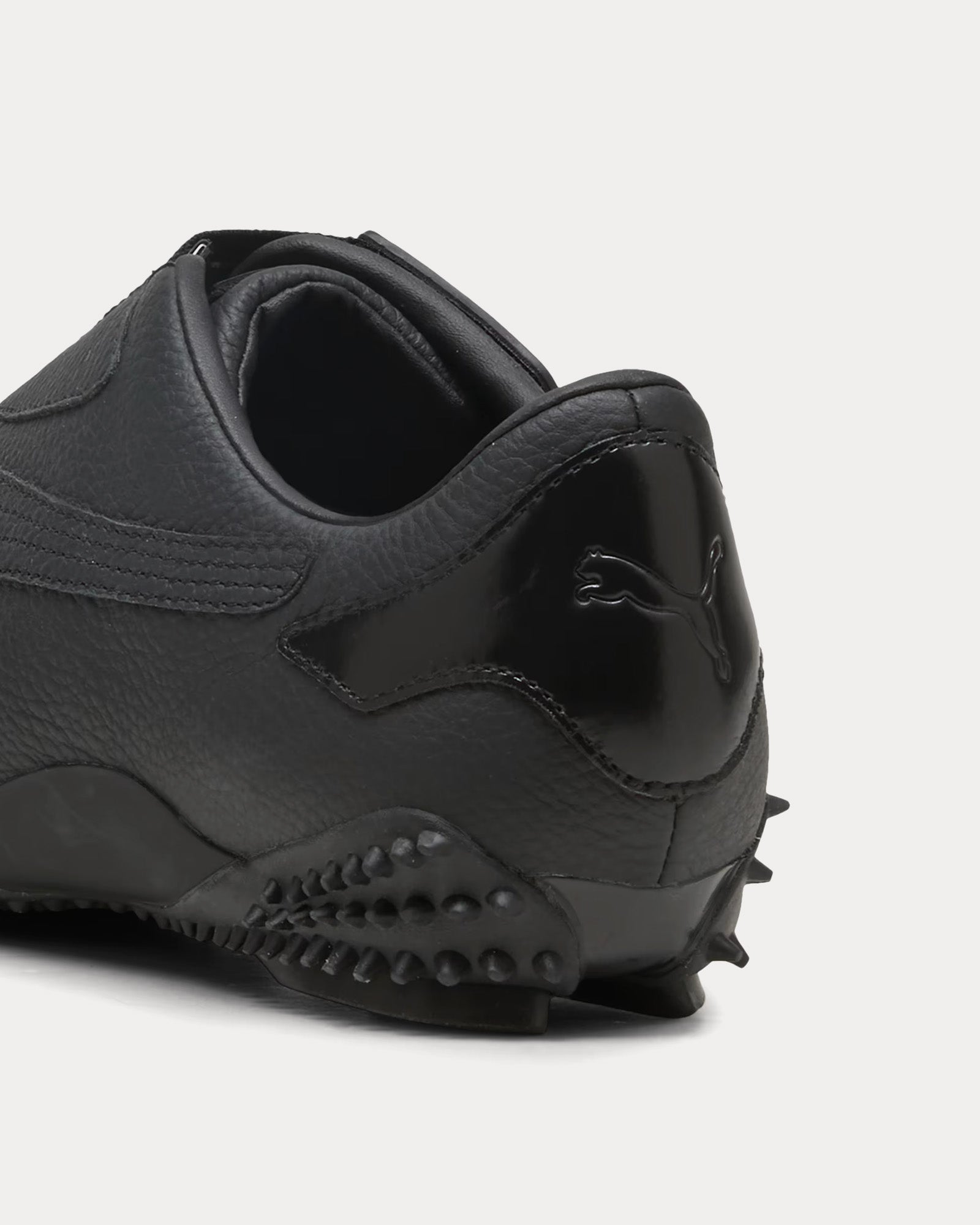Puma Unisex Mostro Leather Puma Black Slip On Sneakers