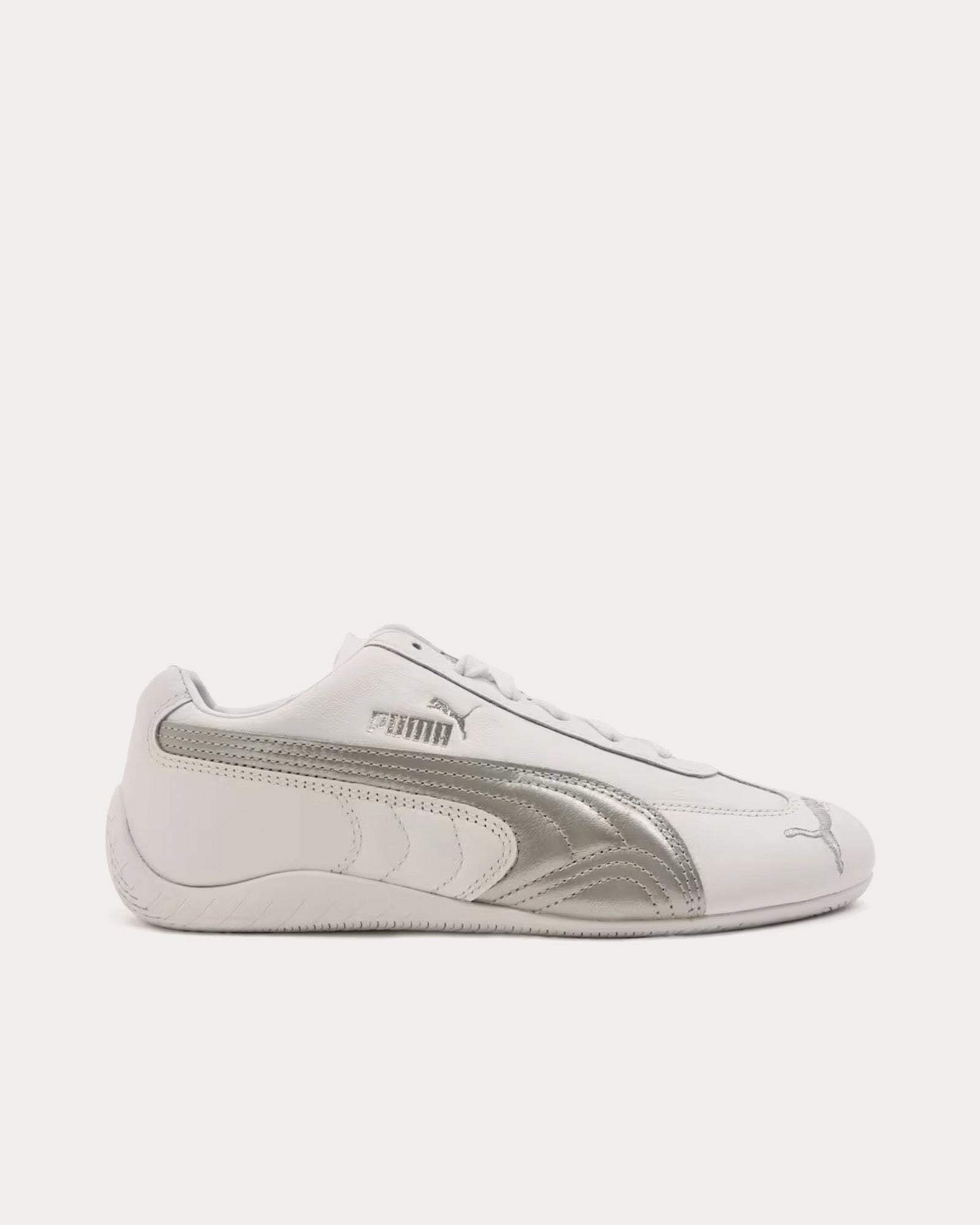 Puma Unisex Speedcat OG Leather Puma White / Puma Silver Low Top ...