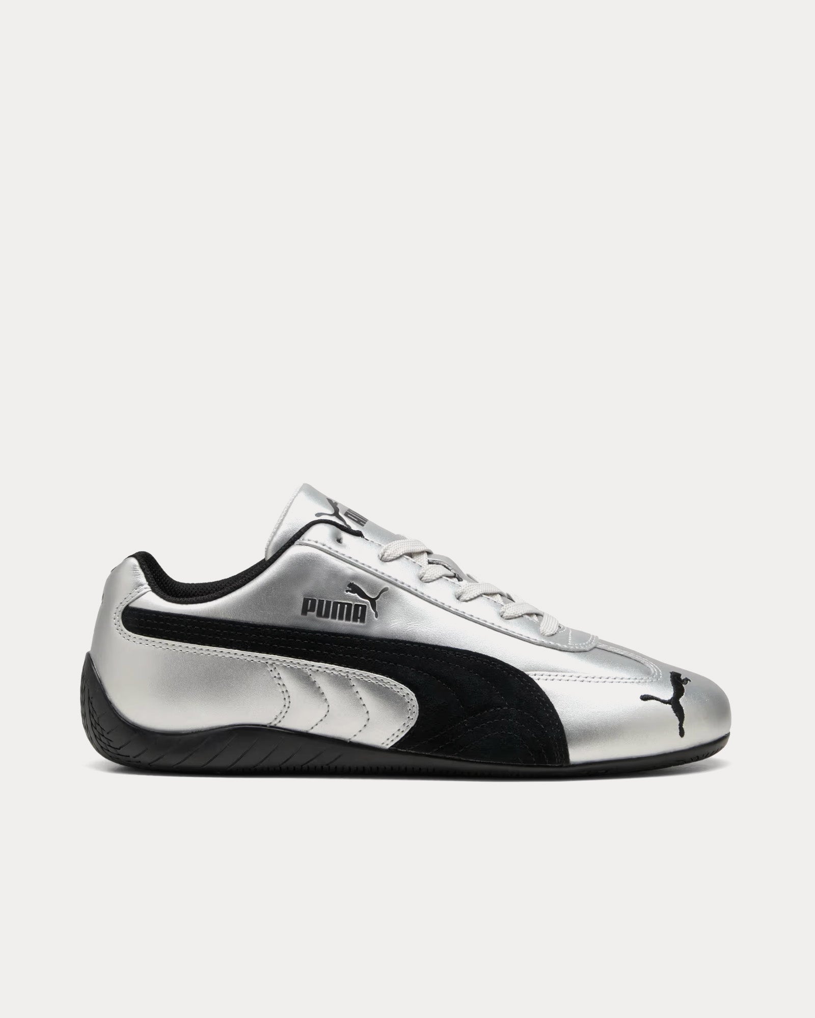 Puma Unisex Speedcat Metallic Puma Silver / Puma Black Low Top Sneakers ...
