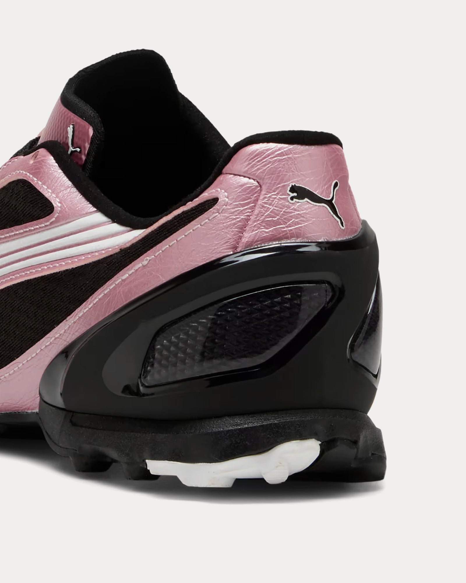 Puma Unisex V-S1 Metallic Puma Black / Poised Pink Low Top Sneakers