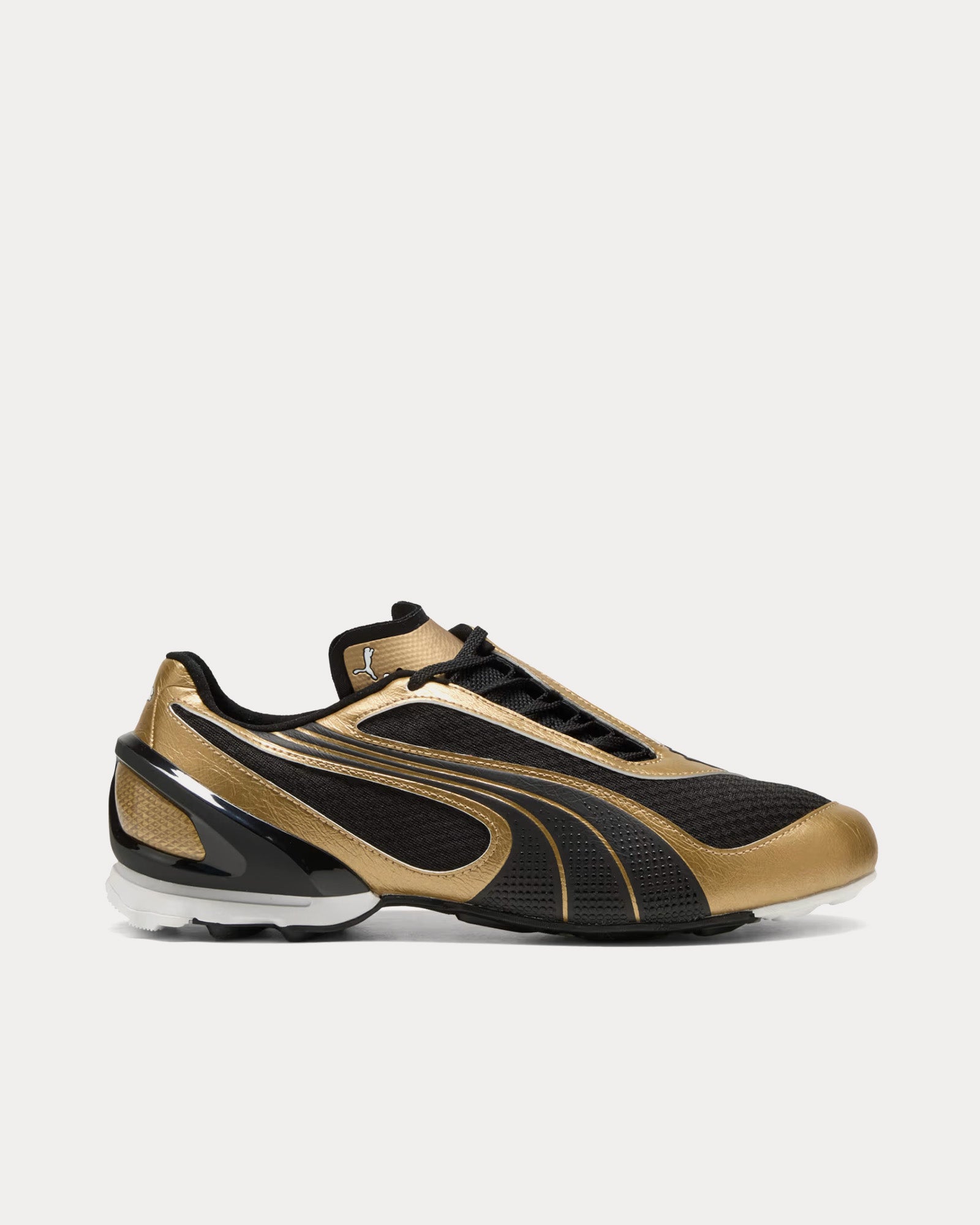 Puma Unisex V-S1 Metallic Puma Gold / Puma Black Low Top Sneakers