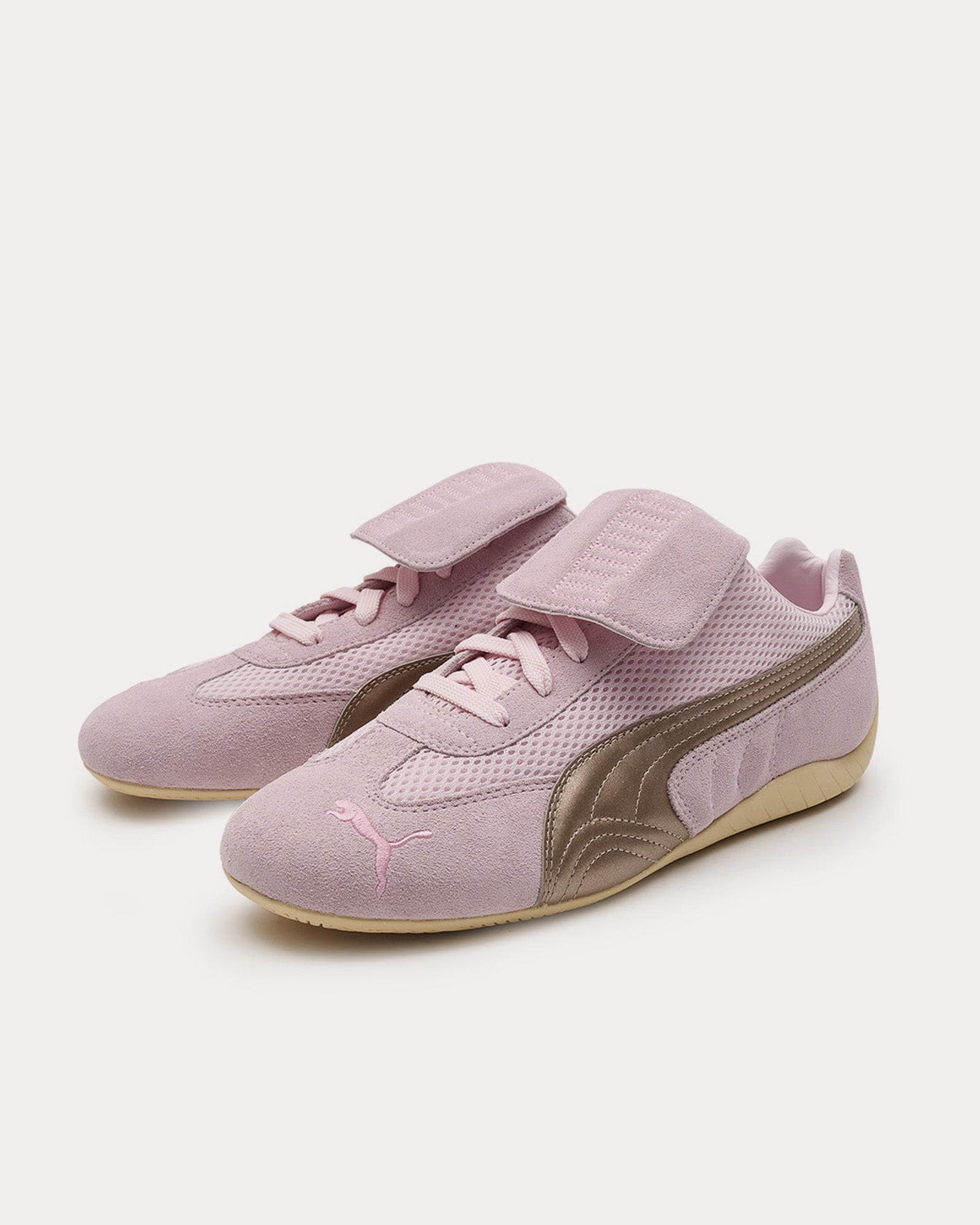 Puma x Open YY Unisex Speedcat Pink / Gold Low Top Sneakers & Trainers