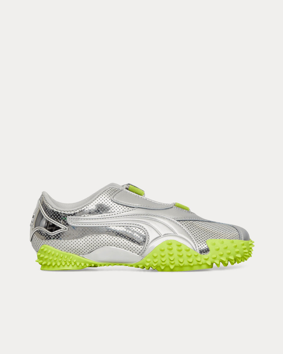 Puma x Ottolinger Mostro Silver / Lime Slip On Sneakers - Sneak in Peace