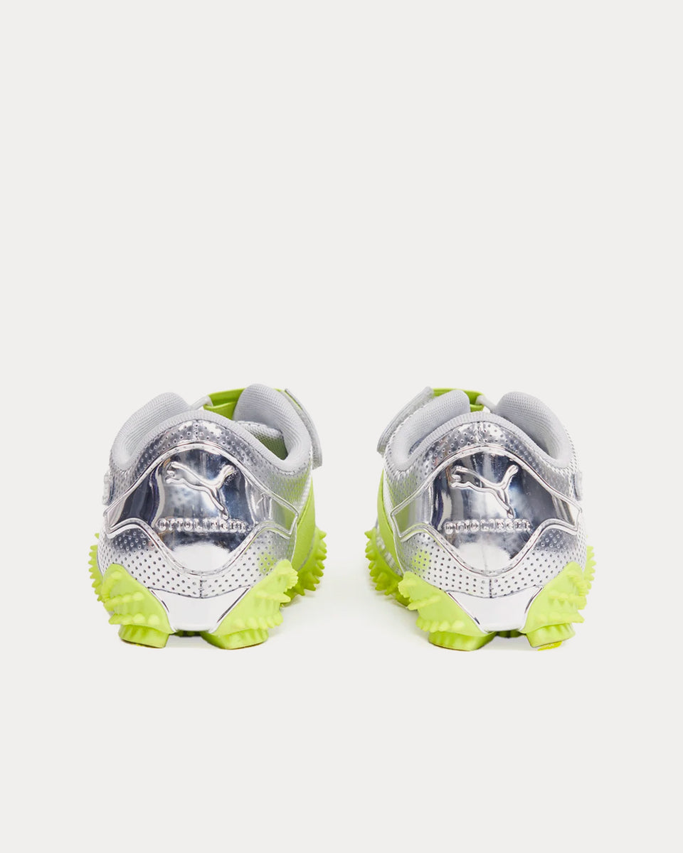 Puma x Ottolinger Mostro Silver / Lime Slip On Sneakers - Sneak in Peace