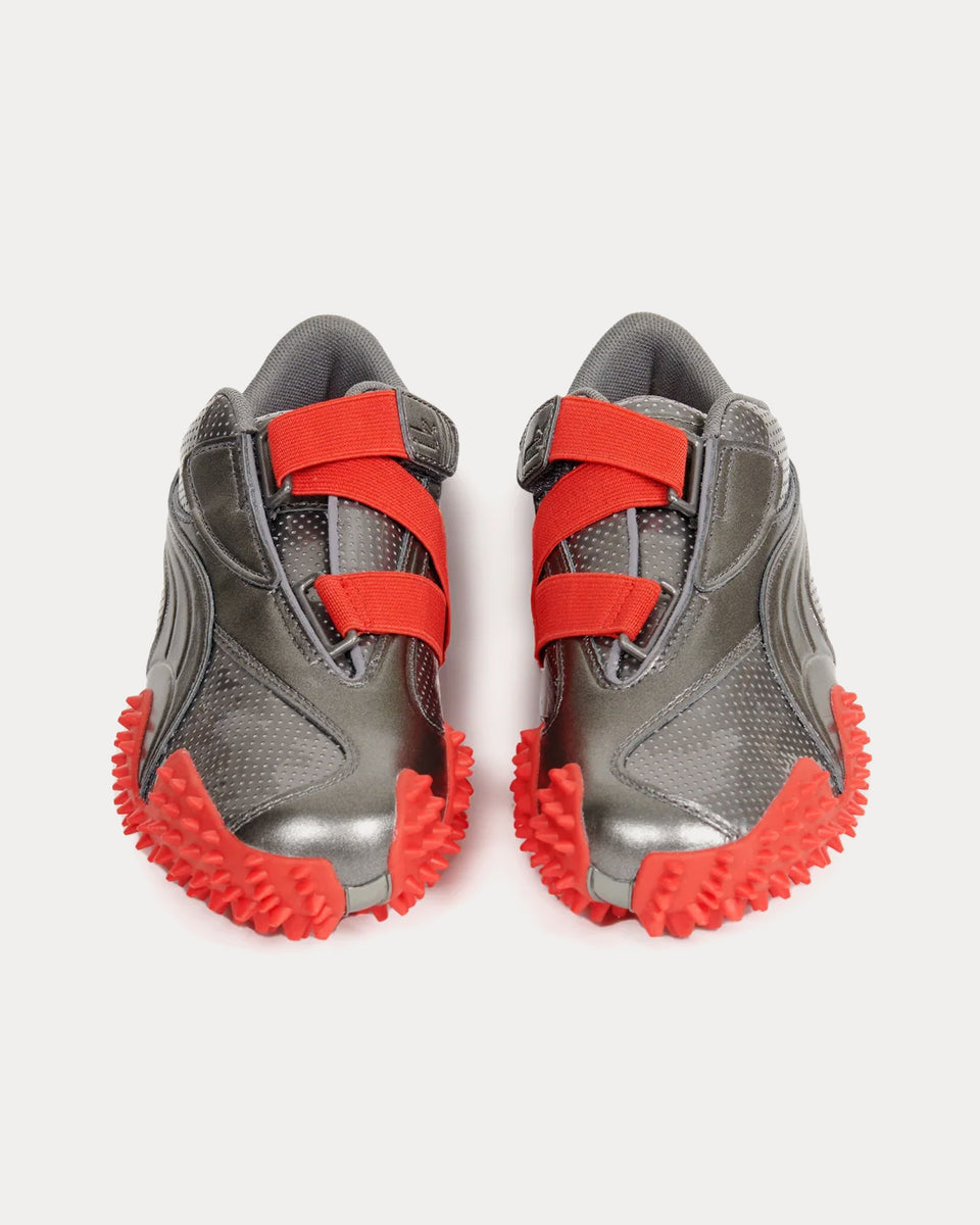 Puma x Ottolinger Mostro Aged Silver / Red Slip On Sneakers - Sneak in ...