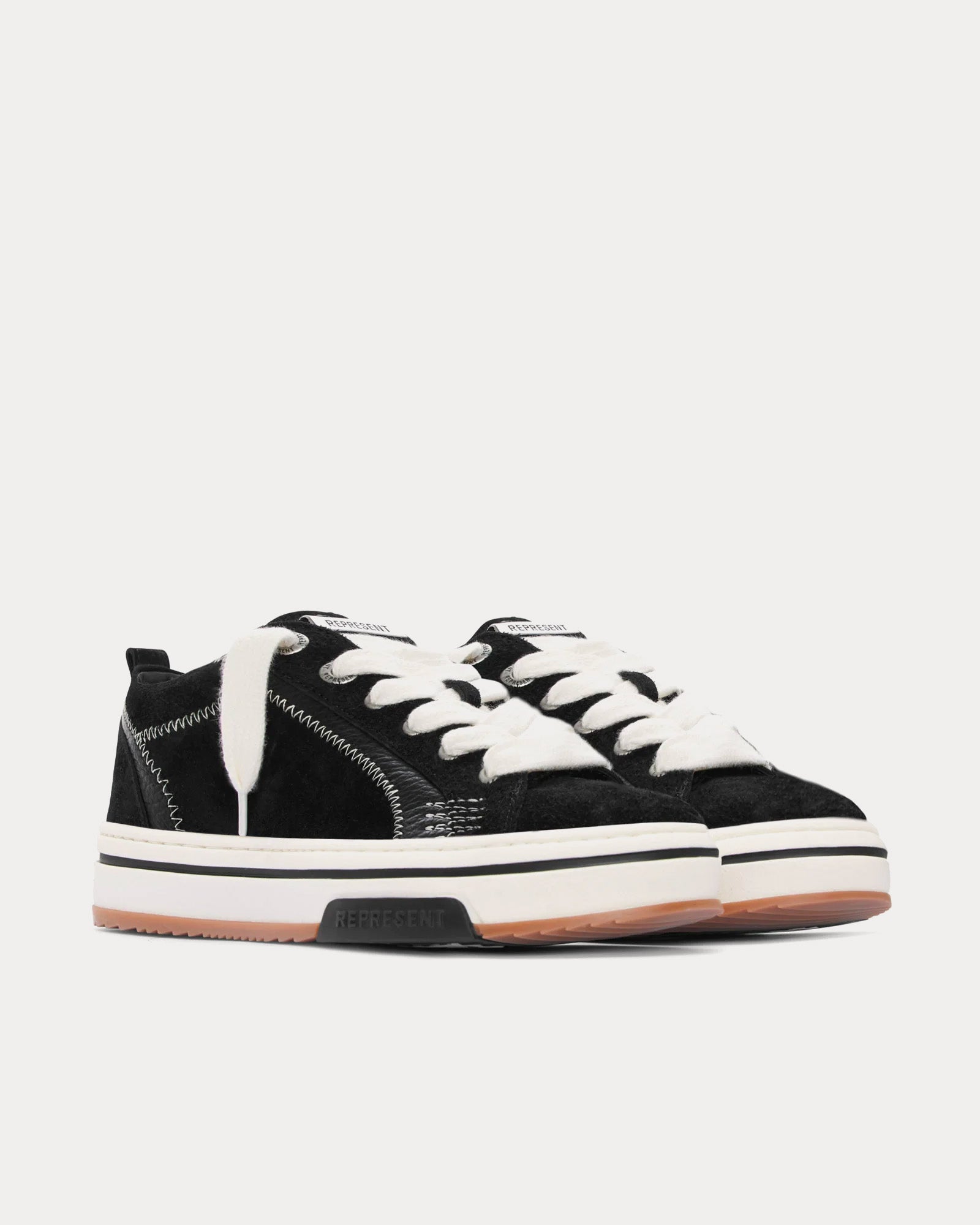 Represent HTN Low Black Low Top Sneakers - Sneak in Peace