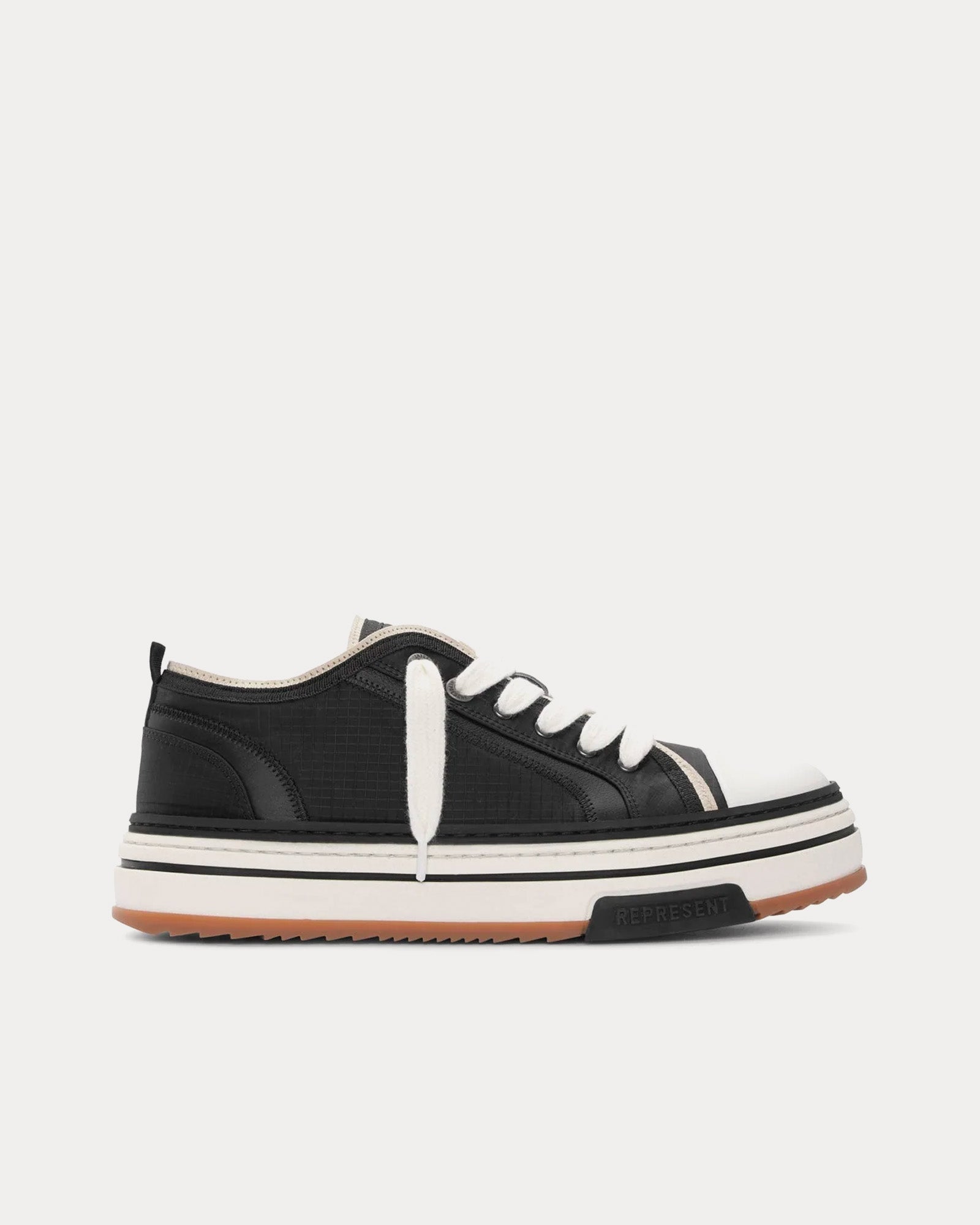 Represent Men's HTN X Low Black Low Top Sneakers & Trainers