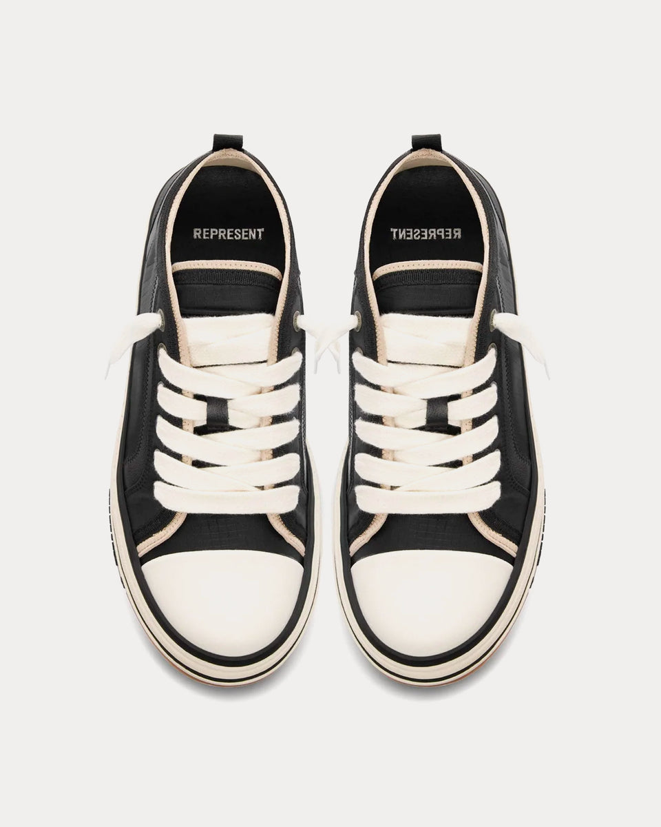 Represent HTN X Low Black Low Top Sneakers - Sneak in Peace
