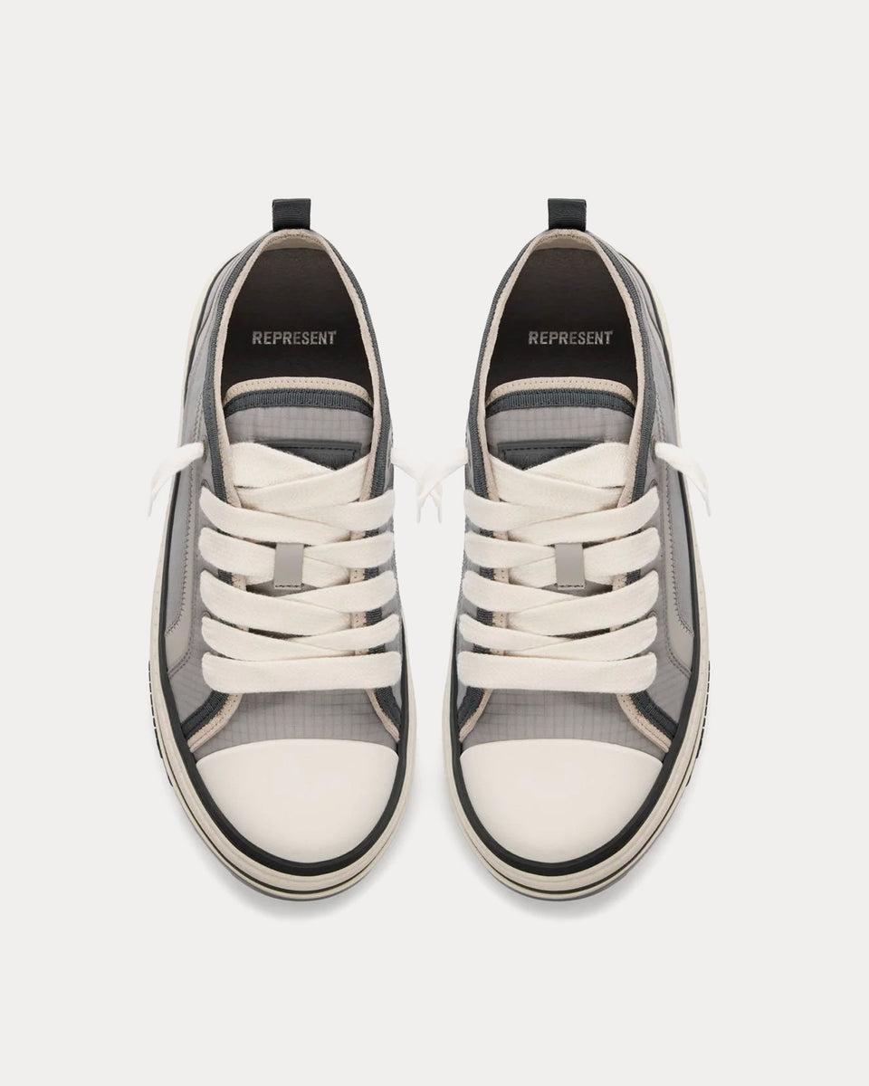 Represent HTN X Low Grey Low Top Sneakers - Sneak in Peace