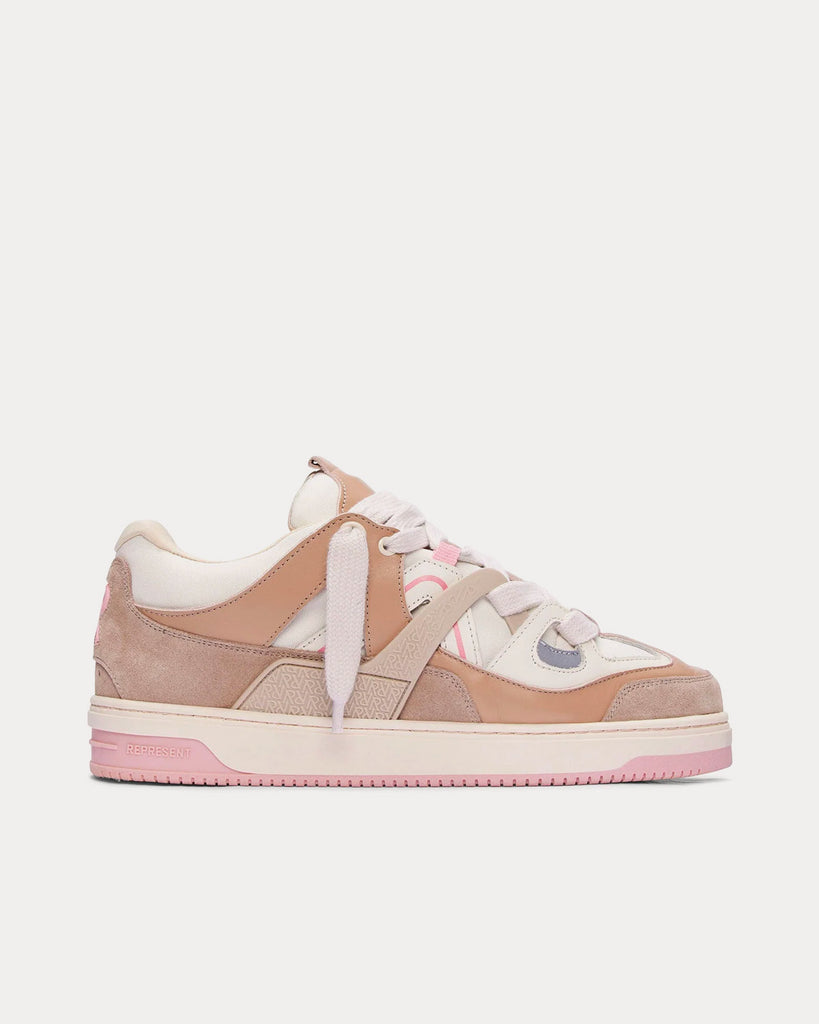 Represent Bully Sesame / Pink Low Top Sneakers - Sneak in Peace