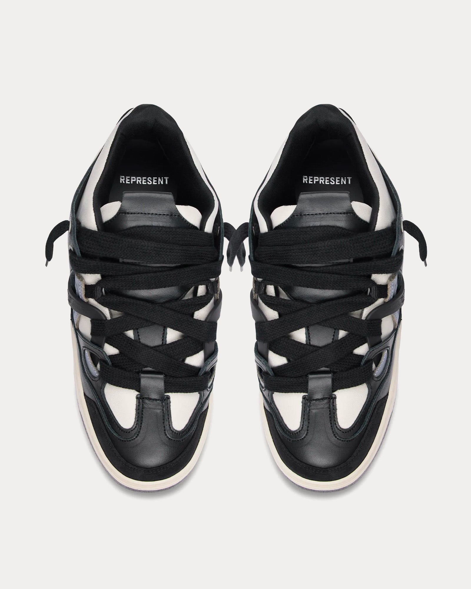 Represent Bully Black / White Low Top Sneakers - Sneak in Peace