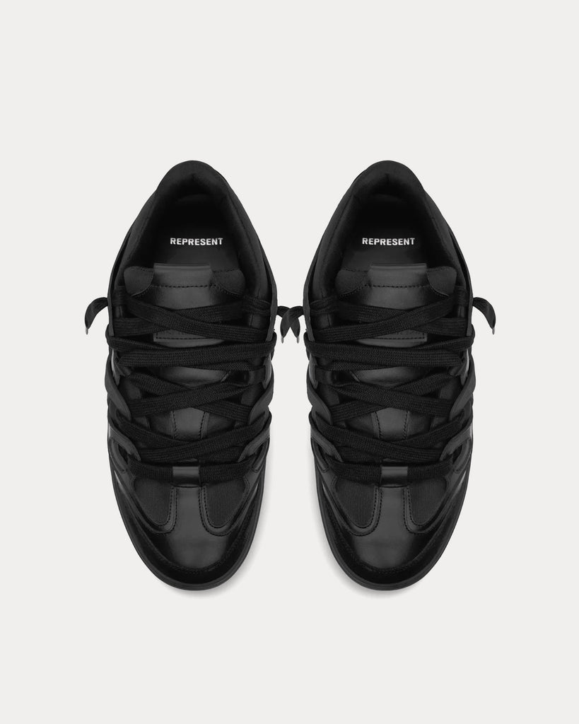 Represent Bully Triple Black Low Top Sneakers - Sneak in Peace