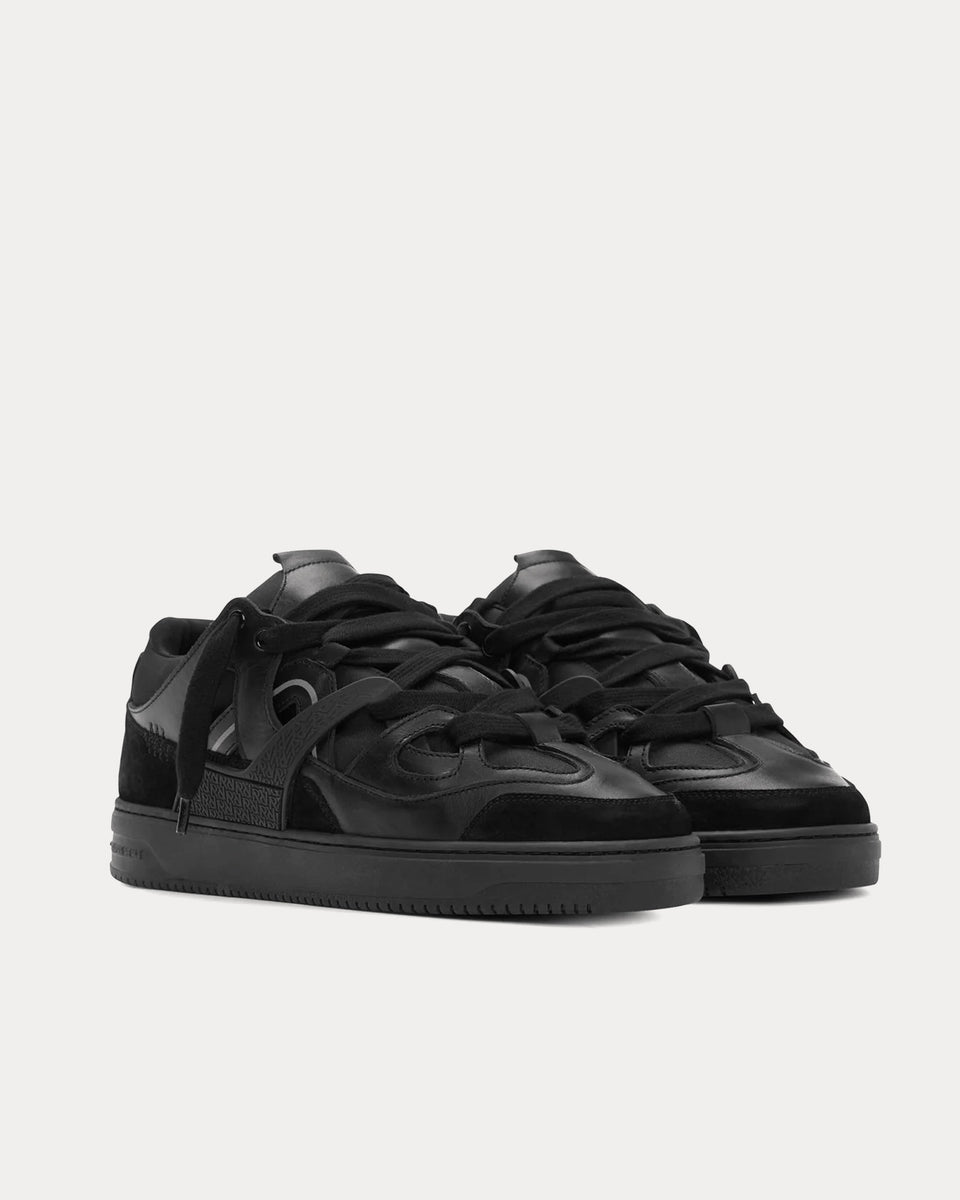 Represent Bully Triple Black Low Top Sneakers - Sneak in Peace