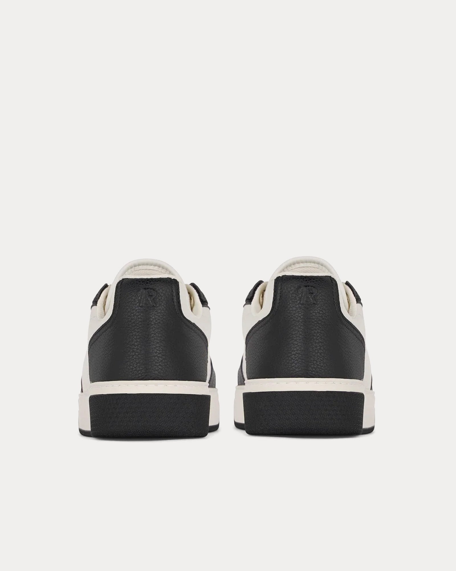 Represent Men's Initial Leather Black / Vintage White Low Top Sneakers ...