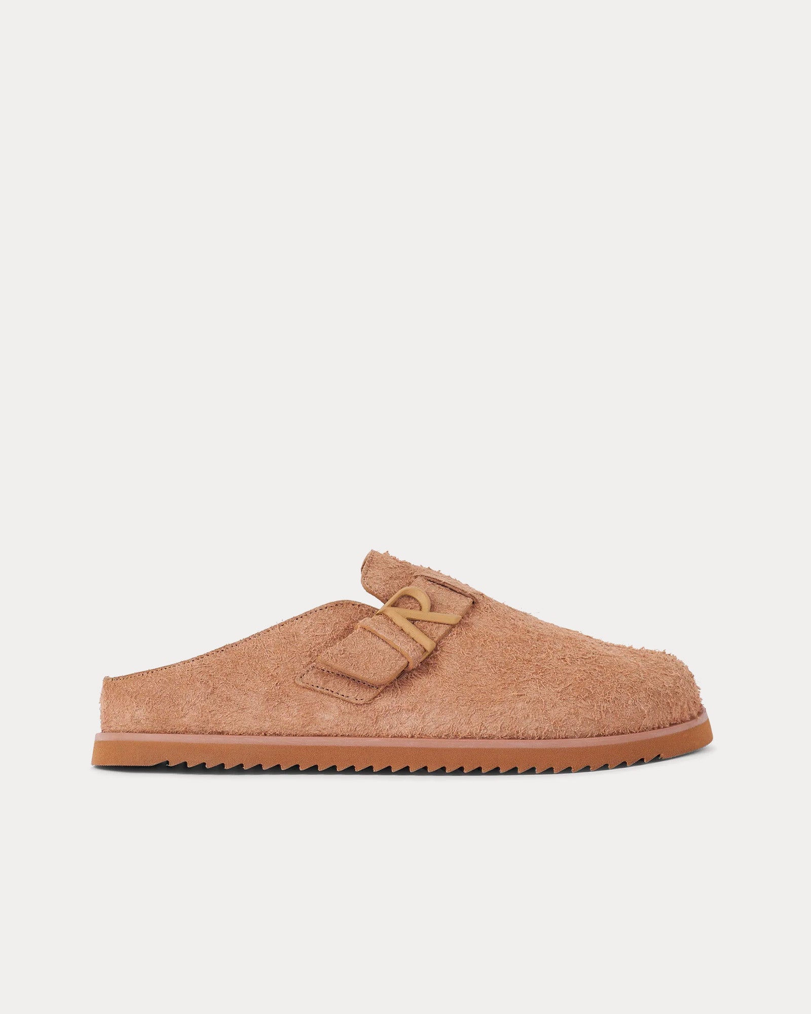 Represent Men's Initial Hairy Suede Tan Mules