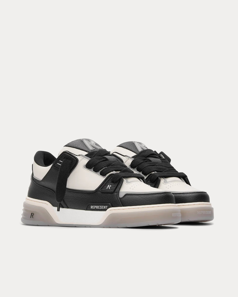 Represent Studio Sneaker Black / Vintage White Low Top Sneakers - Sneak ...