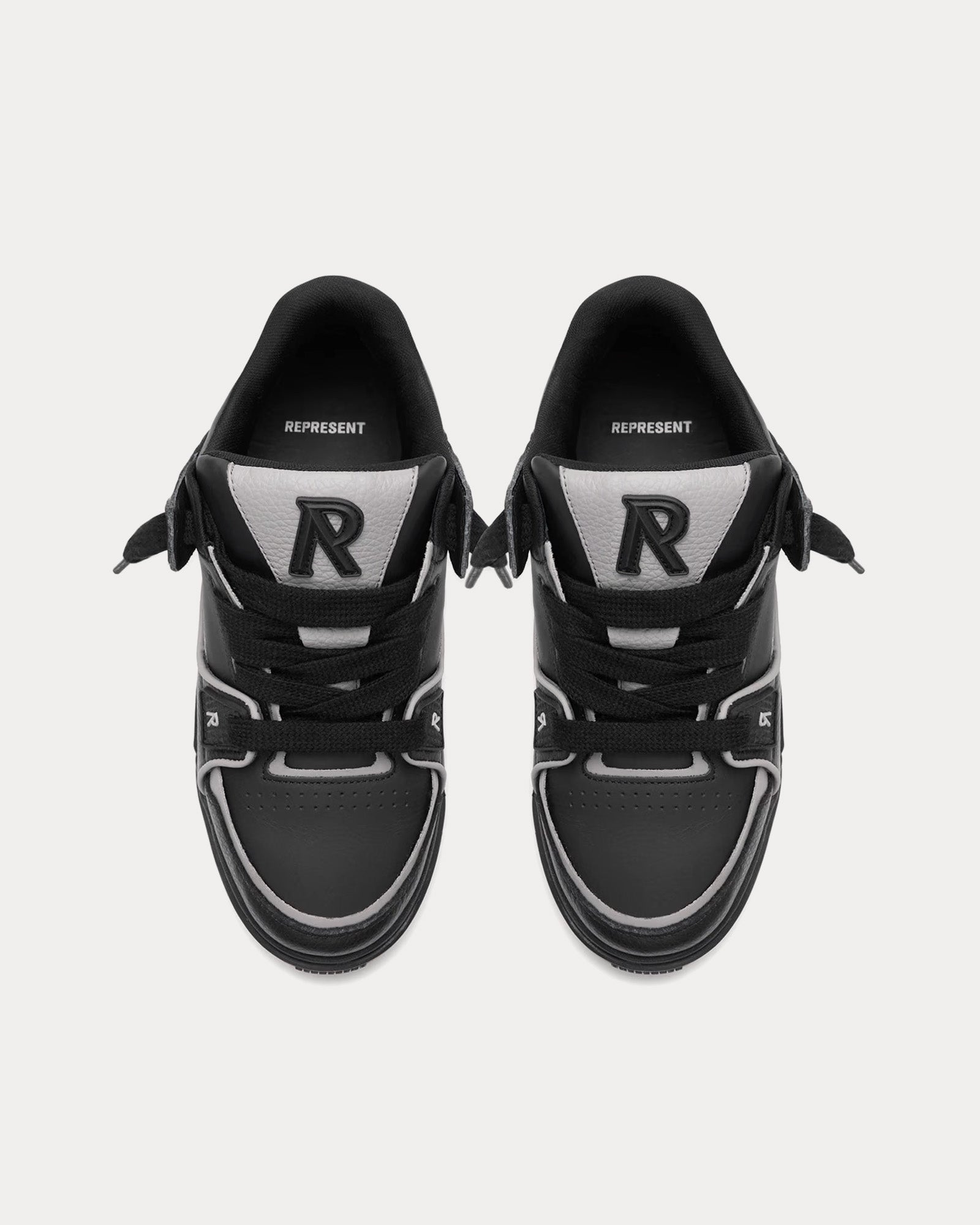 Represent Men's Studio Sneaker Triple Black Low Top Sneakers & Trainers