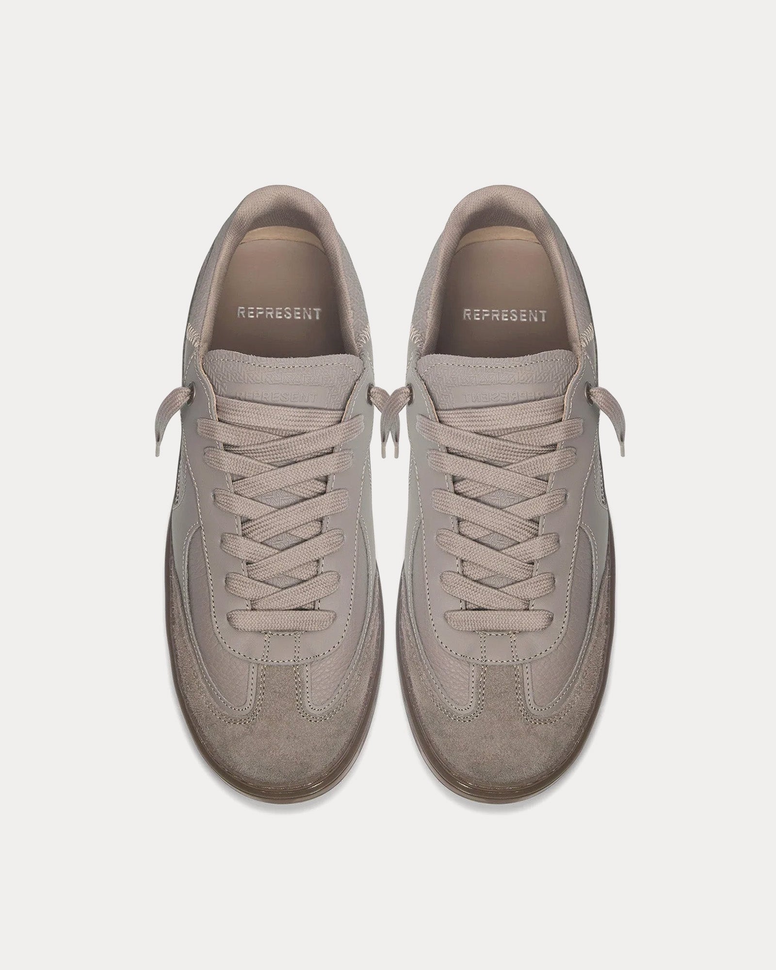 Represent Men's Virtus Washed Taupe Low Top Sneakers & Trainers