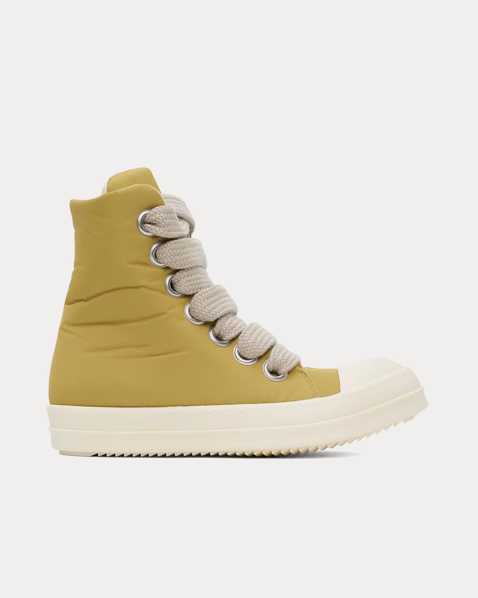 Rick Owens DRKSHDW Men's Jumbo Lace Puffer Mustard / Pearl / Milk High ...