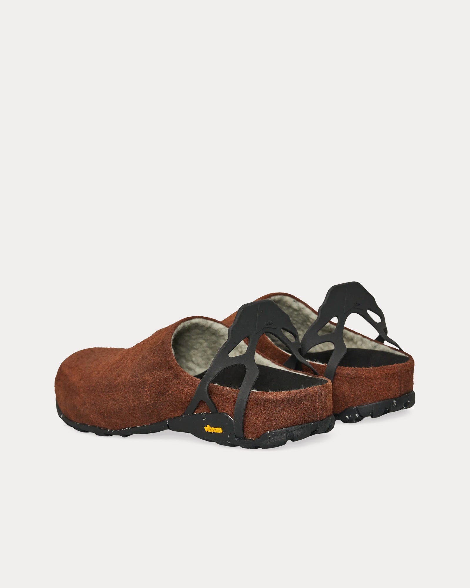 ROA Unisex Fedaia Rust Sherpa Mules