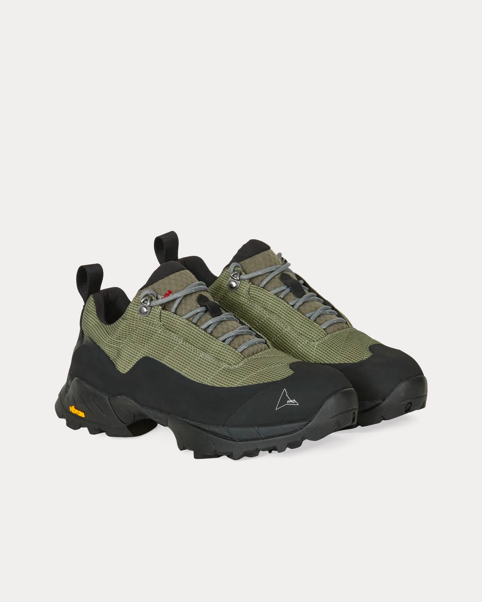 ROA Unisex Katharina Olive / Black Low Top Sneakers & Trainers
