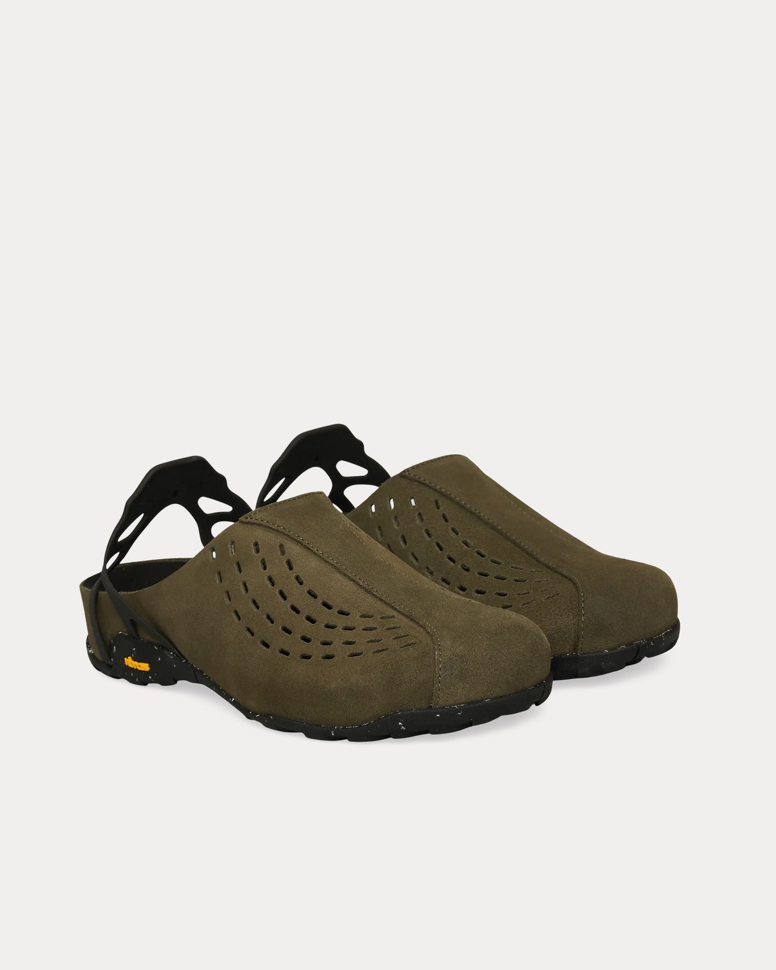 ROA Unisex Fedaia Olive / Black Mules