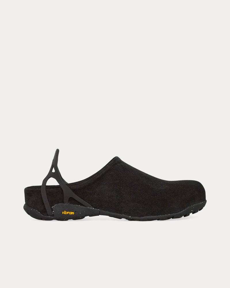 ROA Unisex Fedaia Suede Black Mules